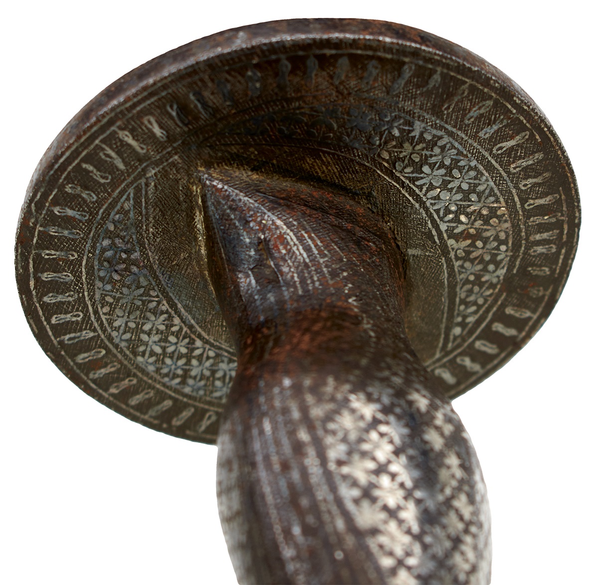 Lot 241 - A 19TH CENTURY INDIAN SOSUN PATTAH OR SWORD,