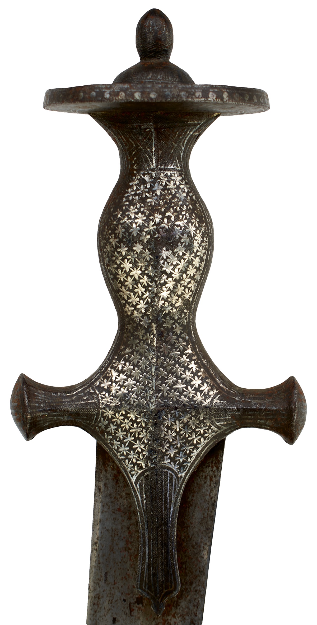 Lot 241 - A 19TH CENTURY INDIAN SOSUN PATTAH OR SWORD,