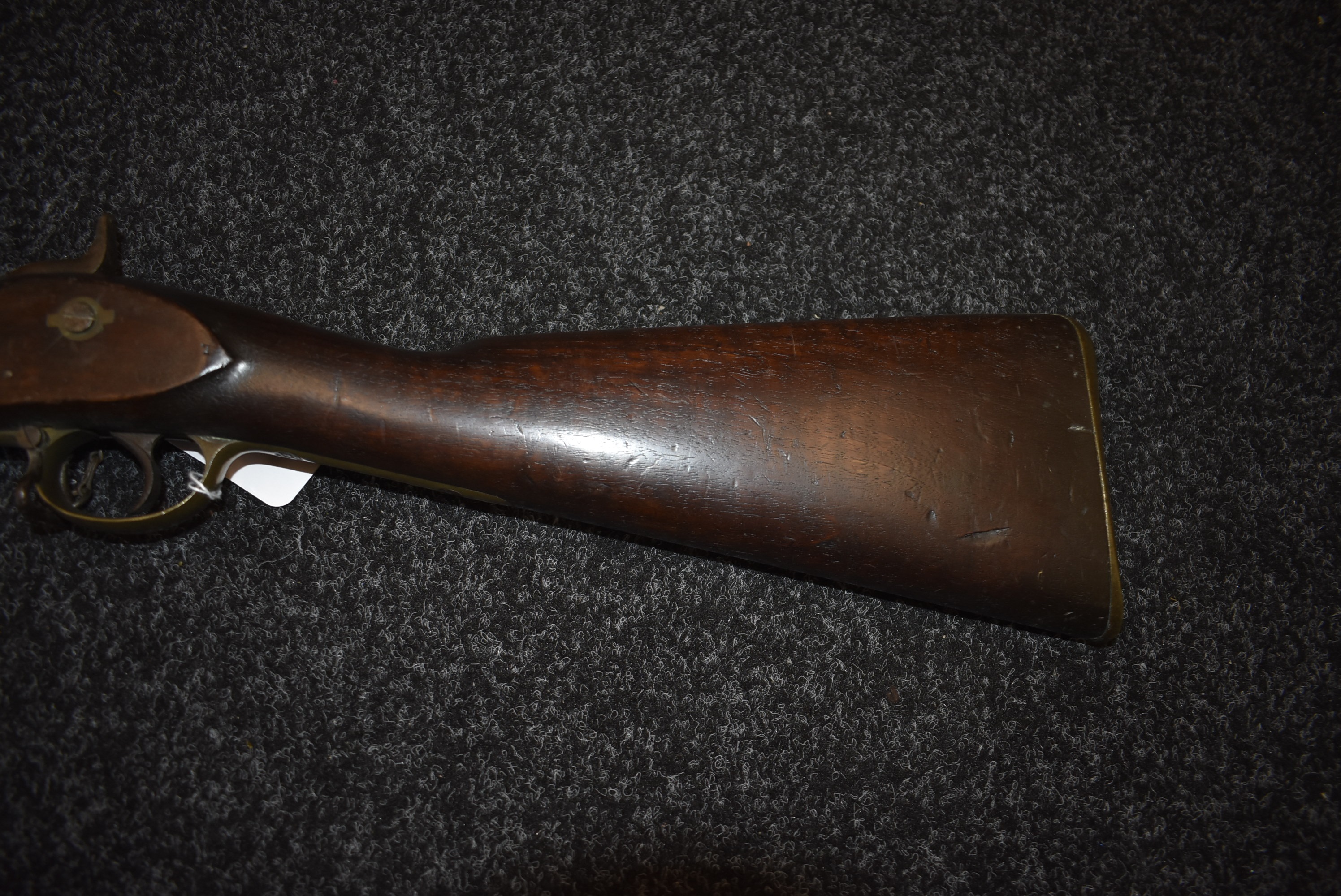 Lot 474 - A .758 CALIBRE PATTERN 1842 PERCUSSION SEA