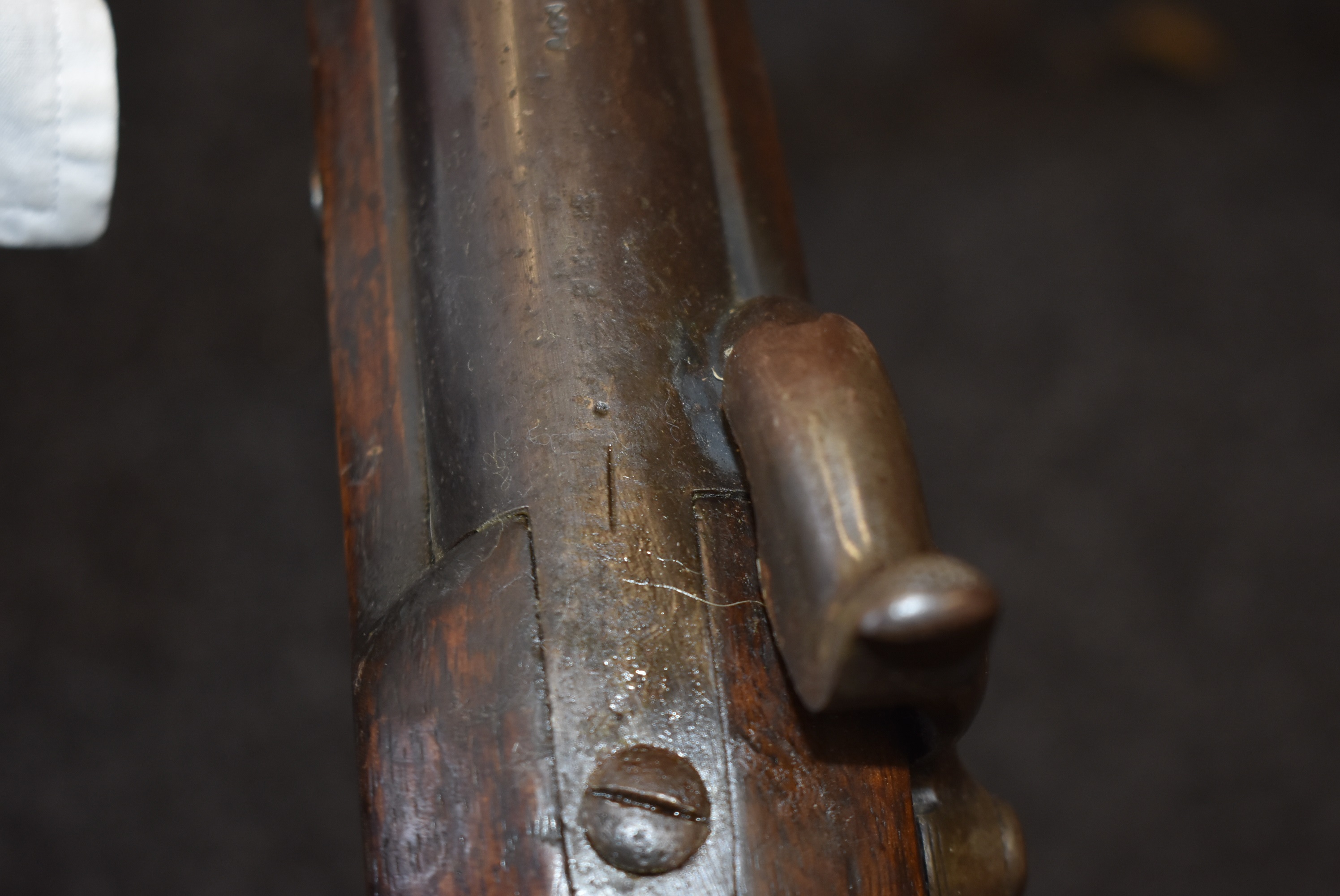 Lot 474 - A .758 CALIBRE PATTERN 1842 PERCUSSION SEA