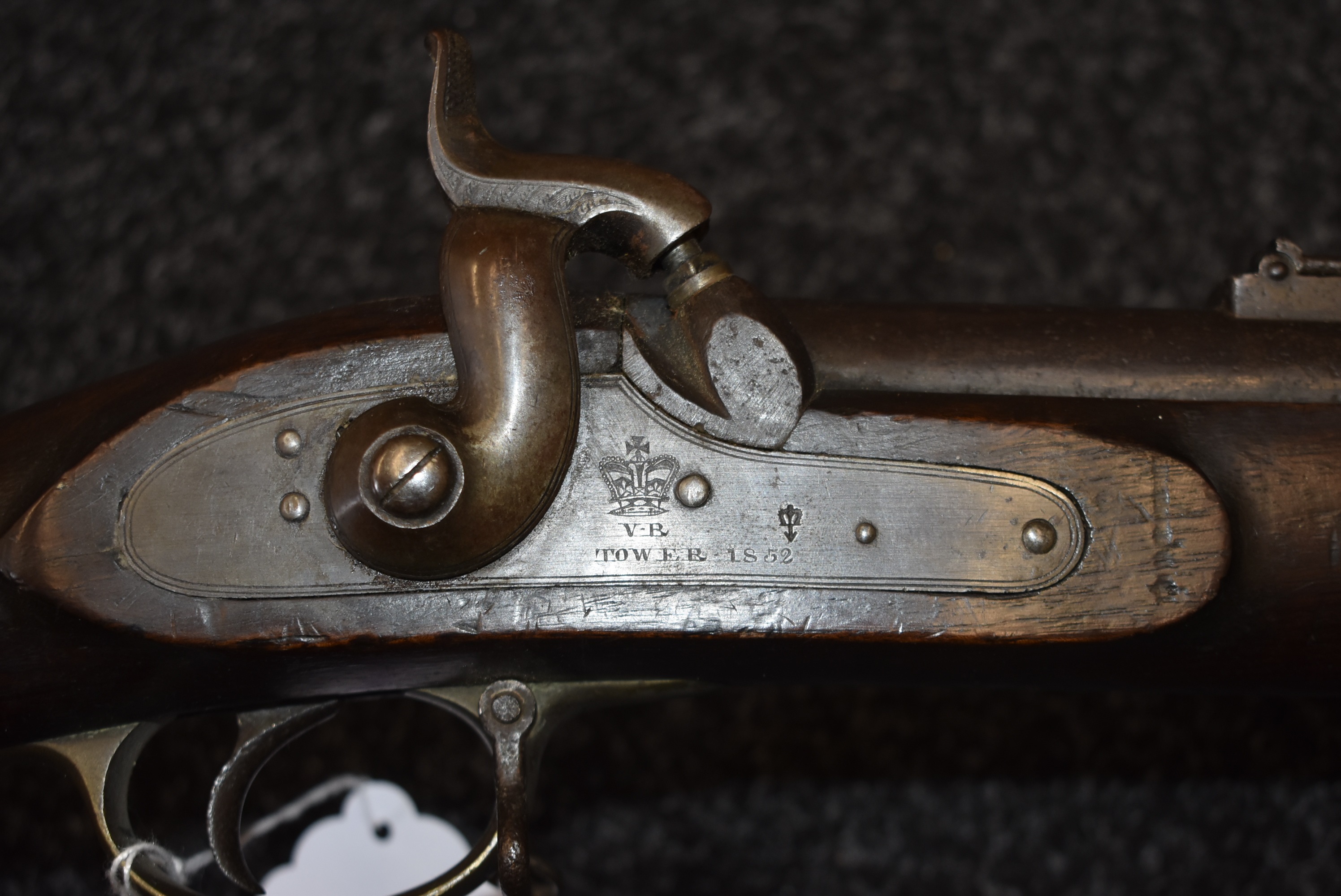 Lot 76 - A .758 CALIBRE PATTERN 1842 PERCUSSION SEA