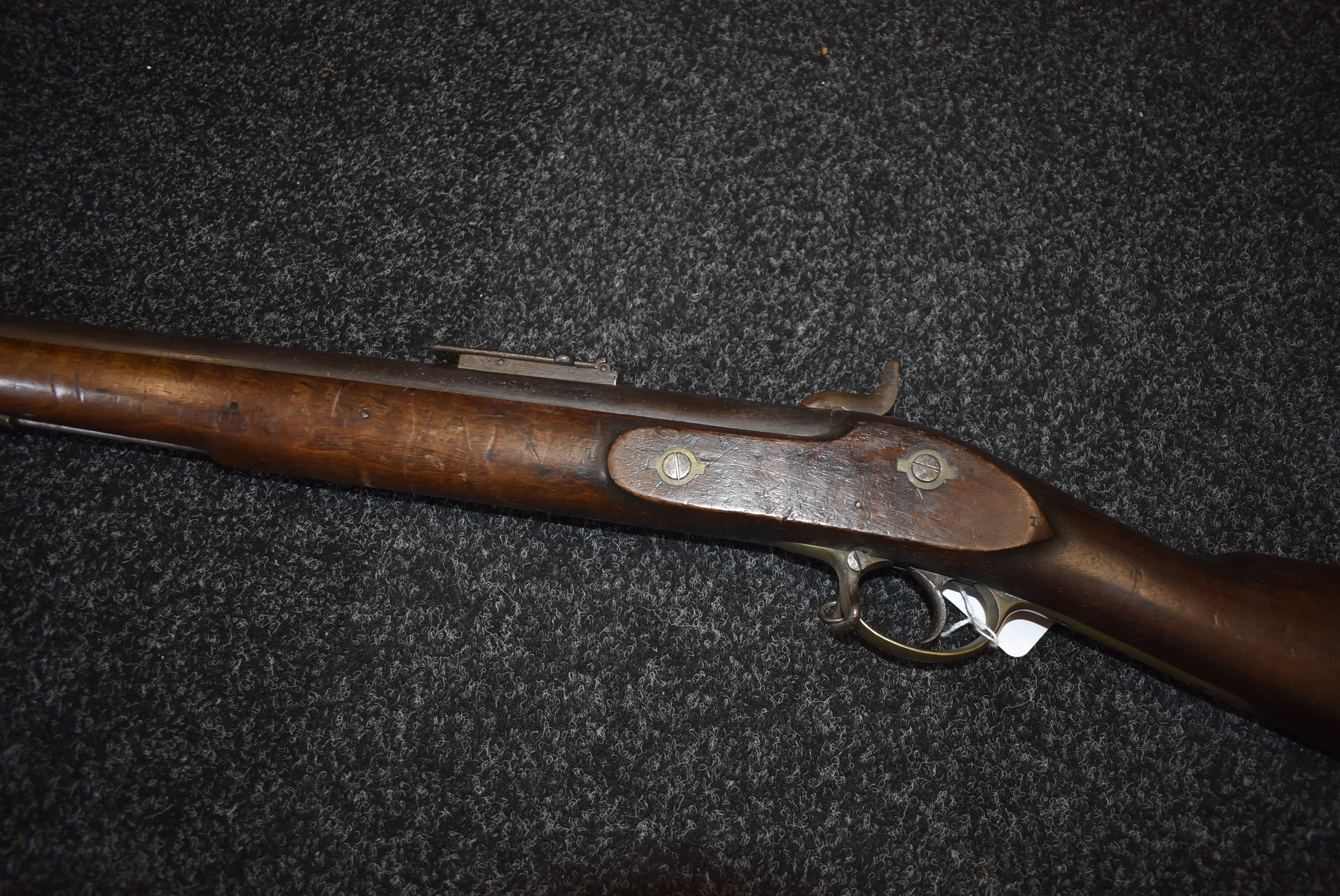 Lot 76 - A .758 CALIBRE PATTERN 1842 PERCUSSION SEA