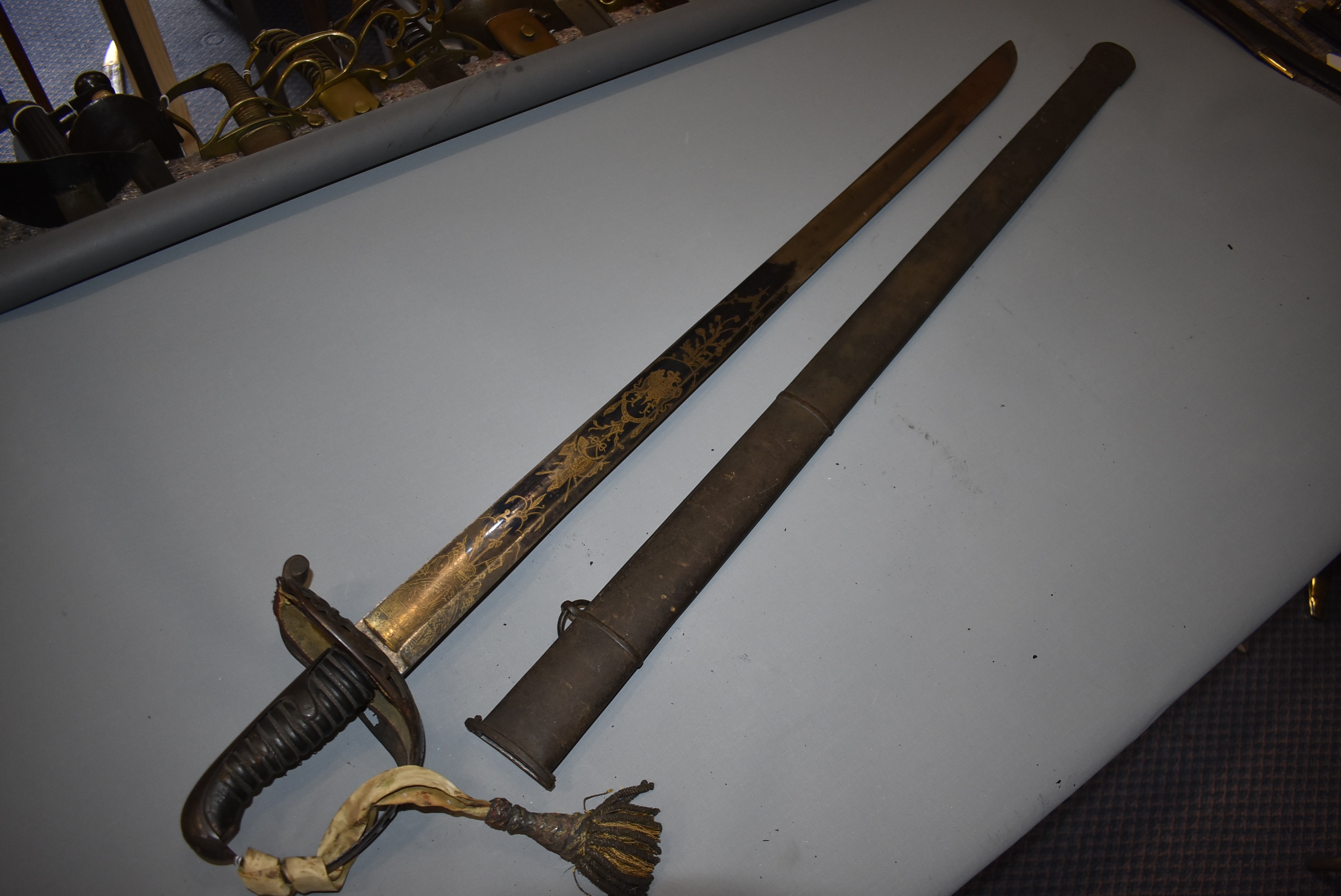 Lot 122 - A 1796 PATTERN HEAVY CAVALRY OFFICER'S