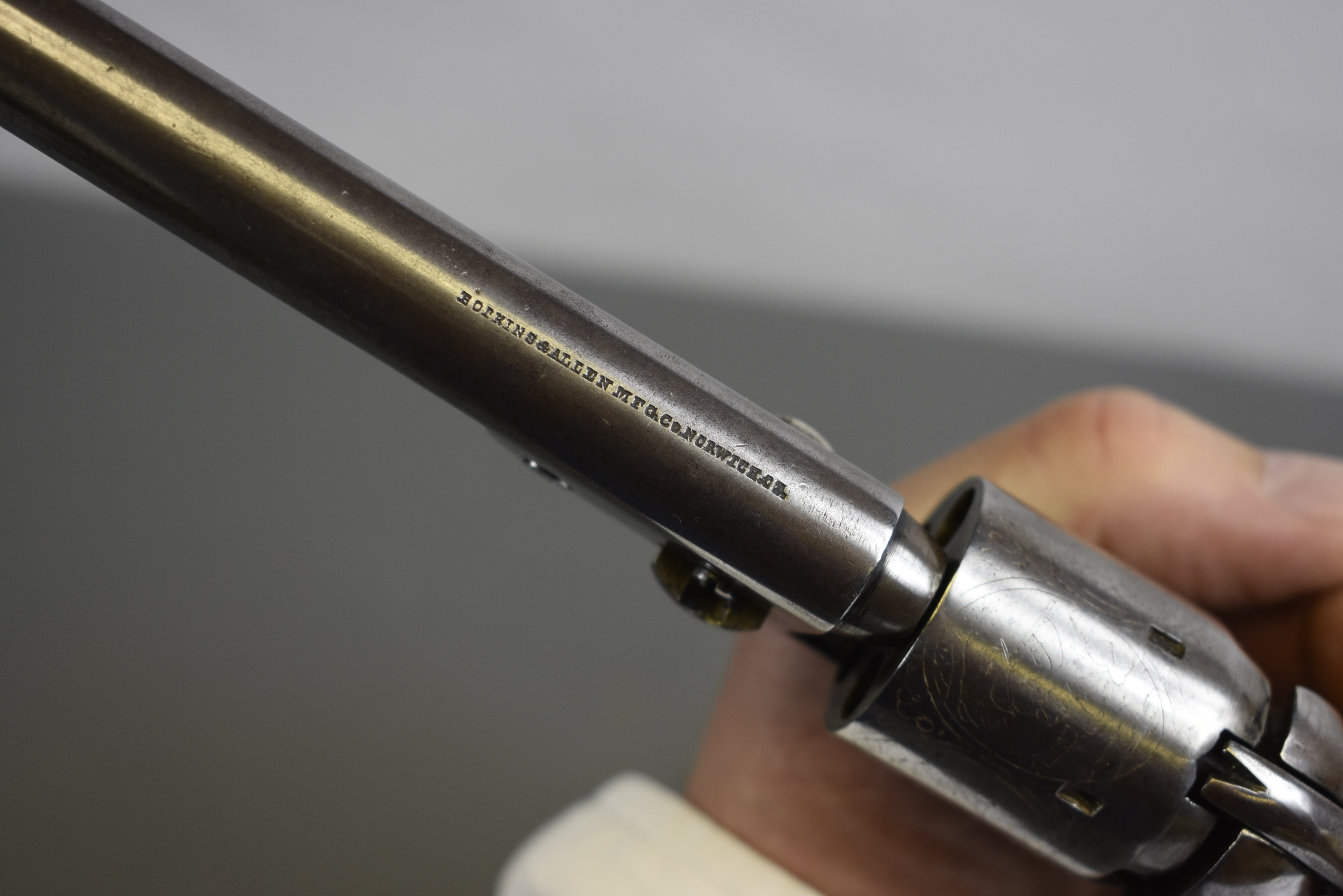 Lot 300 - A .31 CALIBRE FIVE-SHOT PERCUSSION HOPKINS