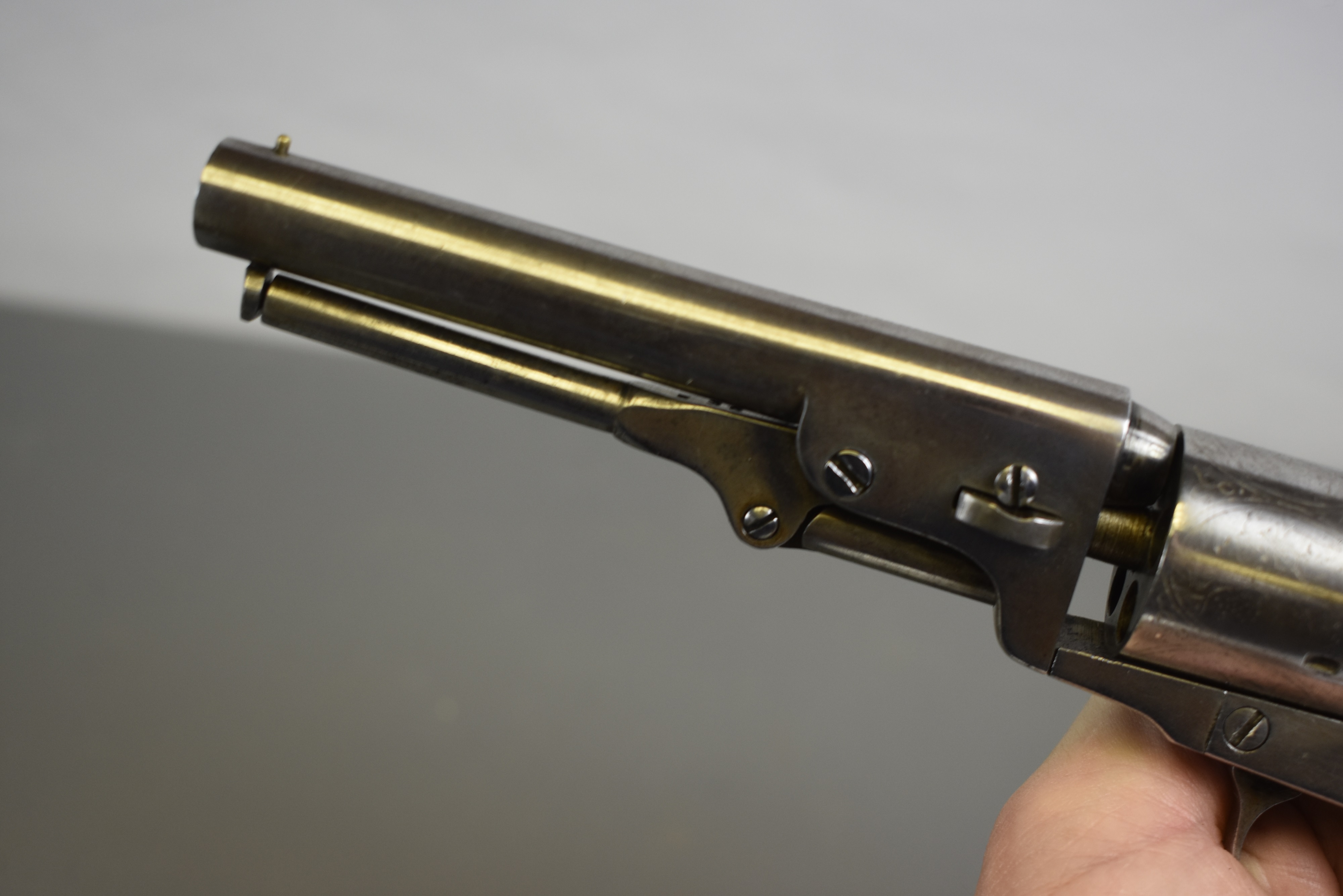 Lot 300 - A .31 CALIBRE FIVE-SHOT PERCUSSION HOPKINS