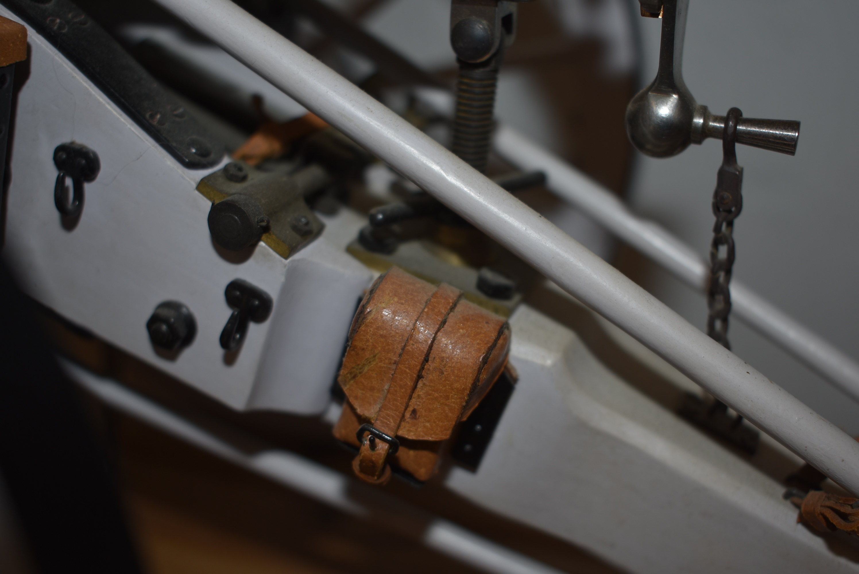 Lot 444 - A GOOD SCRATCH BUILT MODEL OF A 19TH CENTURY