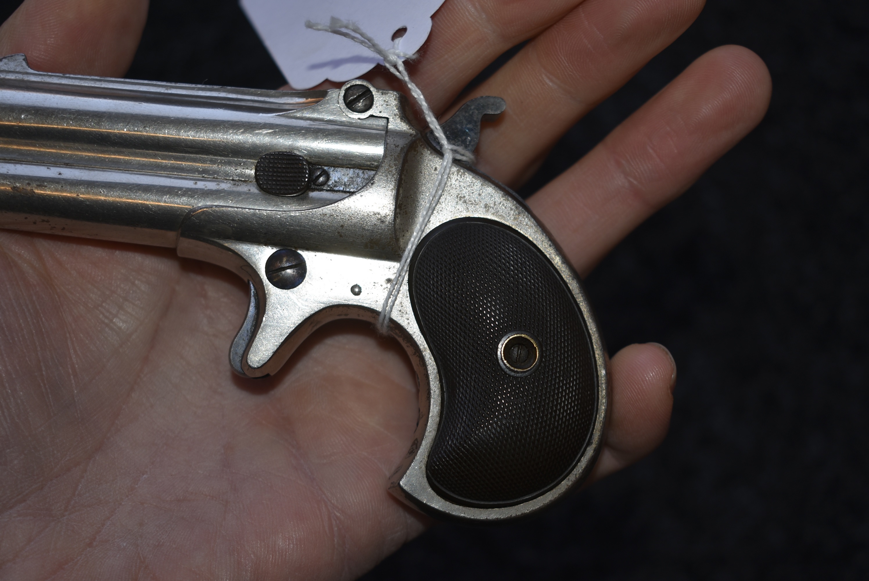 Lot 649 - A .41 CALIBRE RIMFIRE REMINGTON OVER AND