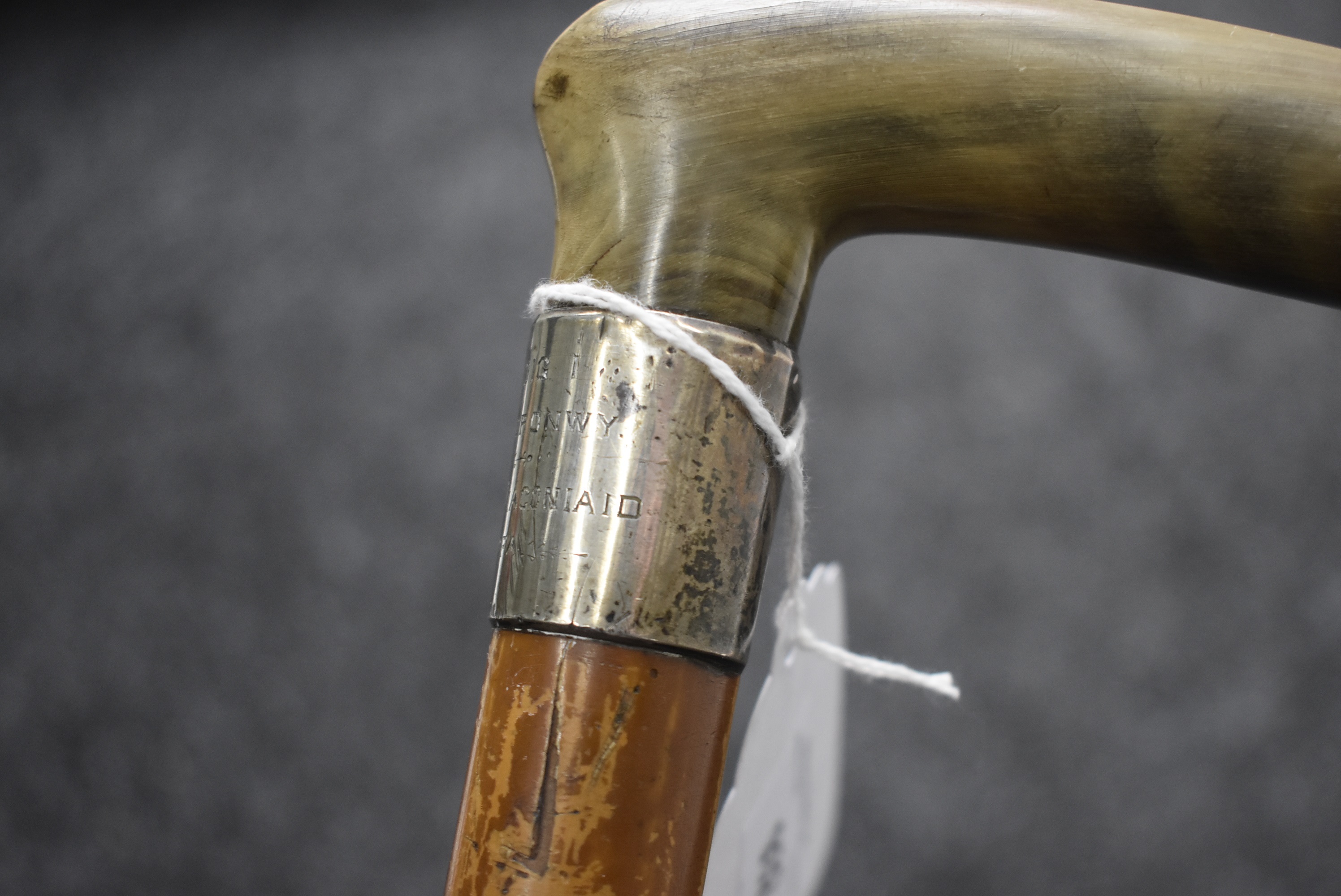 Lot 932 - AN EDWARDIAN WELSH PRESENTATION WALKING