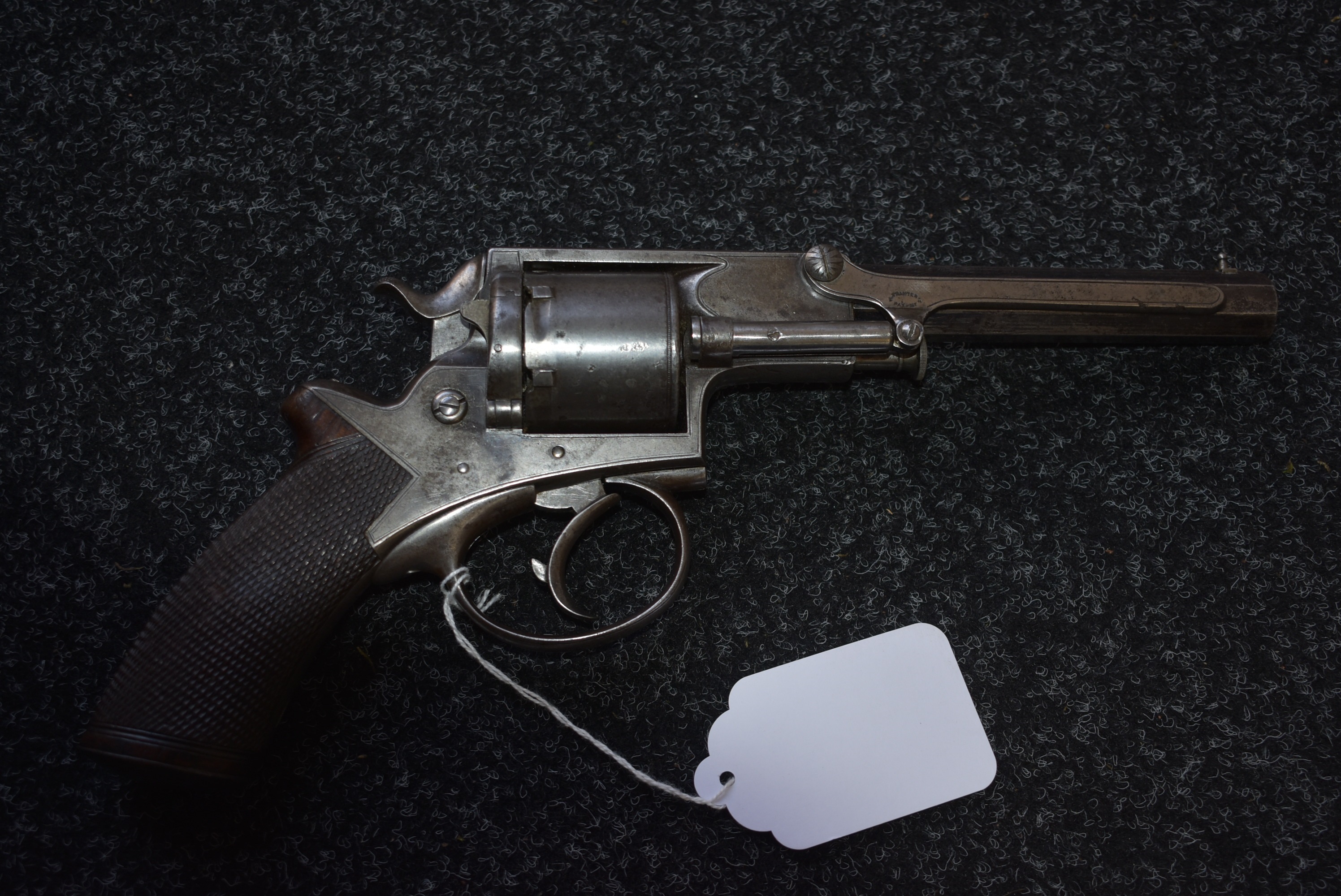 Lot 633 - AN IRISH .442 RIMFIRE SIX-SHOT TRANTER MODEL