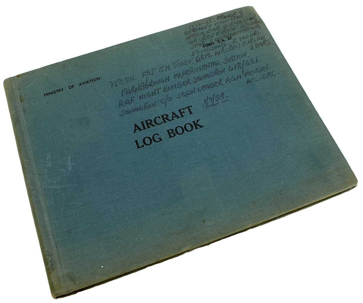Lot 807 - OF CLARK GABLE INTEREST: AN AIRCRAFT LOG