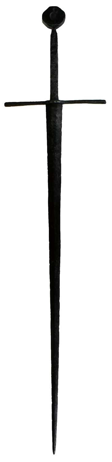 Lot 423 - A KNIGHTLY TWO-HANDED SWORD,