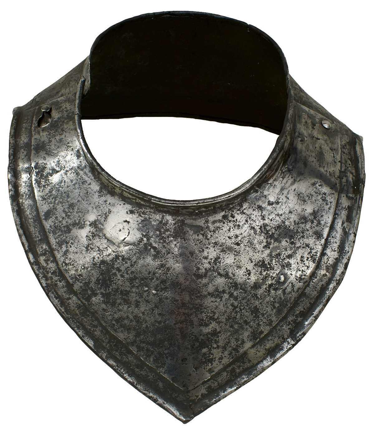 Lot 373 - AN ENGLISH CIVIL WAR PERIOD GORGET OR NECK
