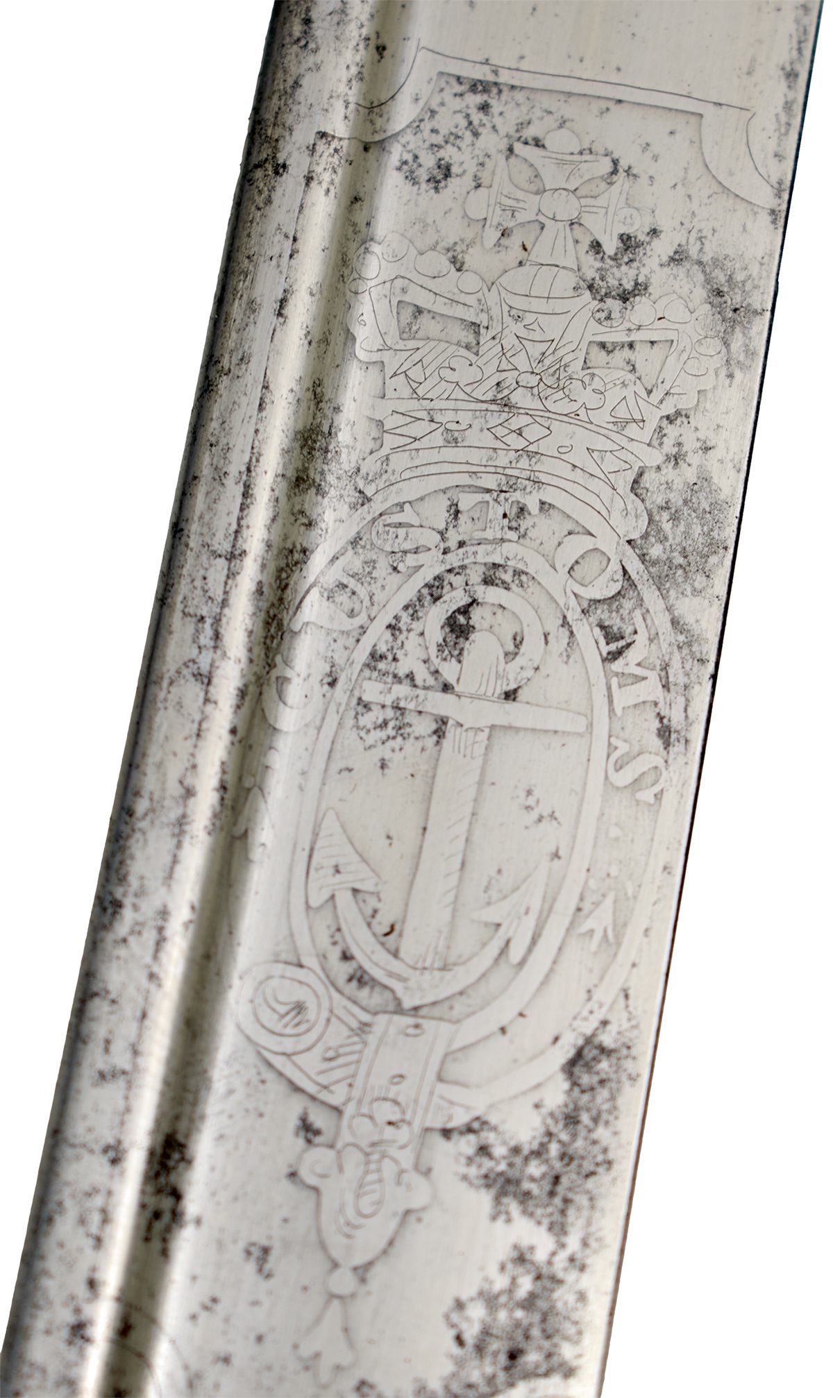 Lot 218 - A RARE VICTORIAN CUSTOMS OFFICER'S SWORD,