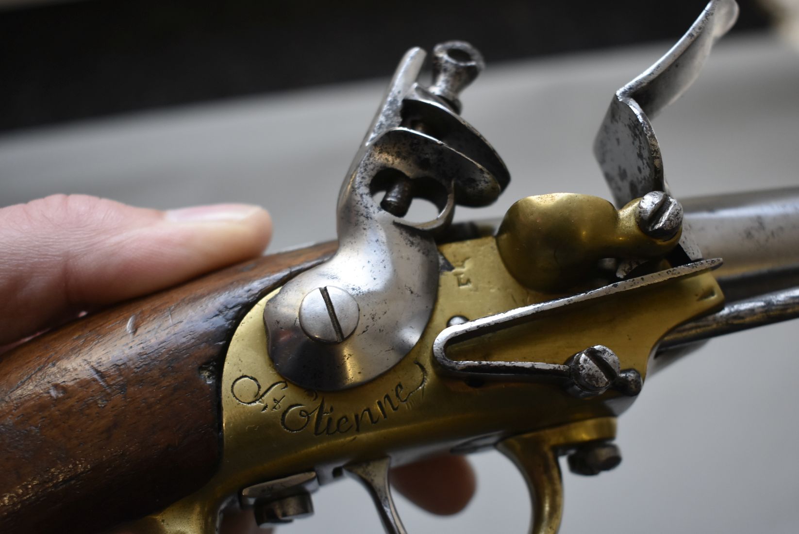 Lot 876 - A .700 CALIBRE FRENCH MODEL 1777/86