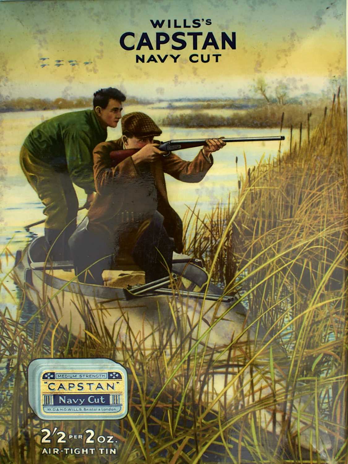 Lot 430 - TWO SMALL ADVERTISING SIGNS,