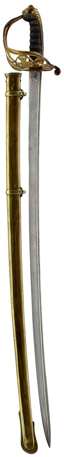 Lot 238 - AN 1822 PATTERN INFANTRY OFFICER'S SWORD TO