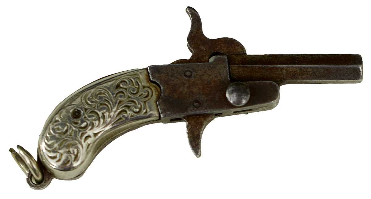Lot 536 - A GOOD LATE 19TH CENTURY MINIATURE PINFIRE
