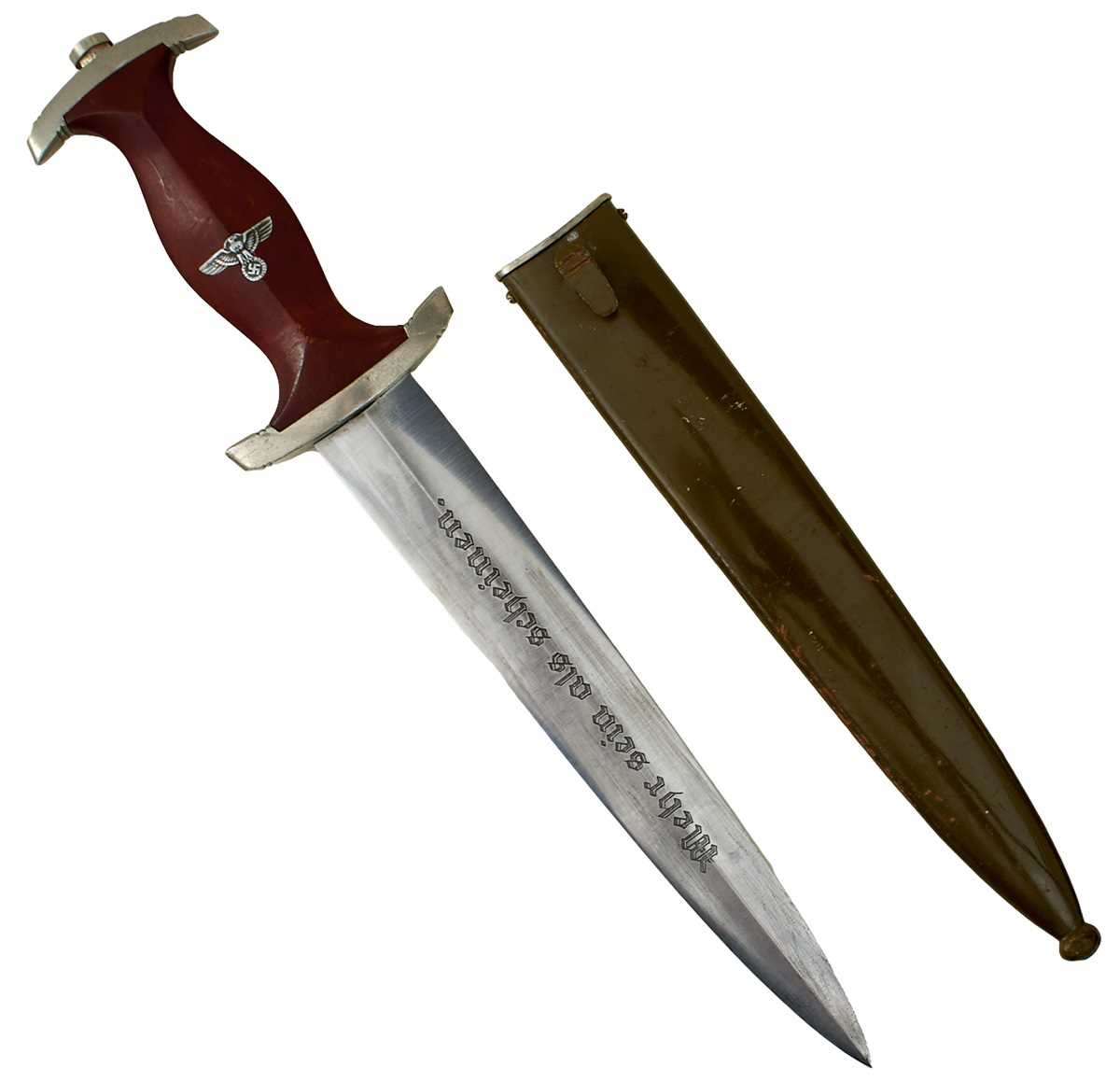 Lot 604 - A THIRD REICH NPEA DAGGER,