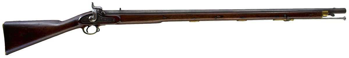 Lot 737 - A .750 CALIBRE PATTERN 1842 PERCUSSION