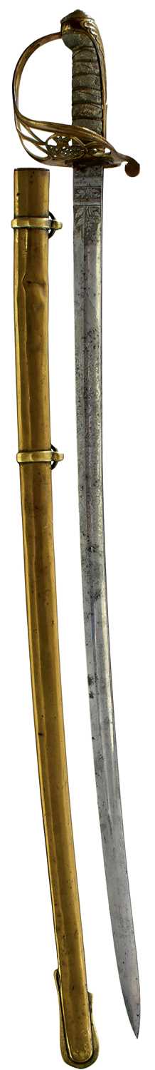 Lot 252 - AN 1822 PATTERN INFANTRY OFFICER'S SWORD,