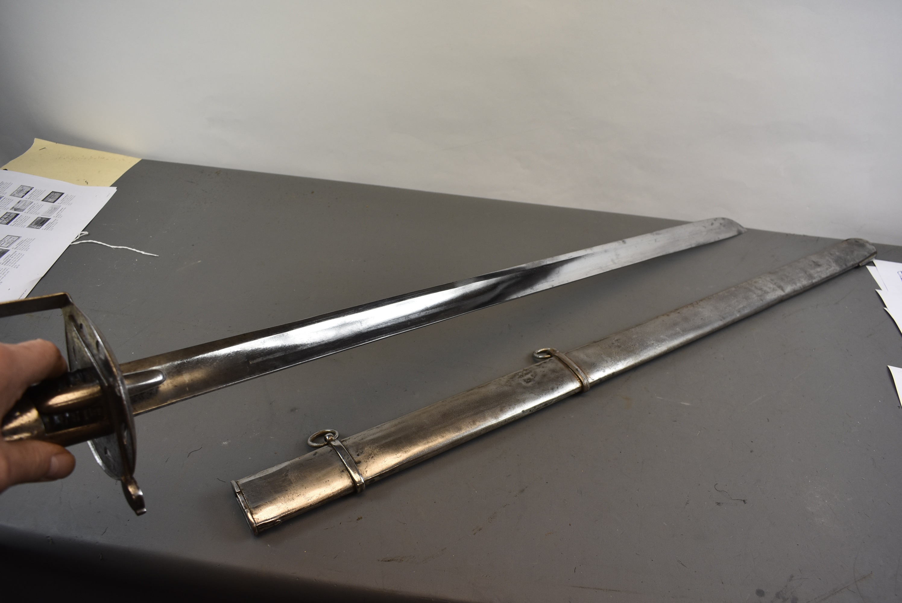 Lot 684 - AN EXTREMELY RARE DOUBLE LANGET 1796 PATTERN