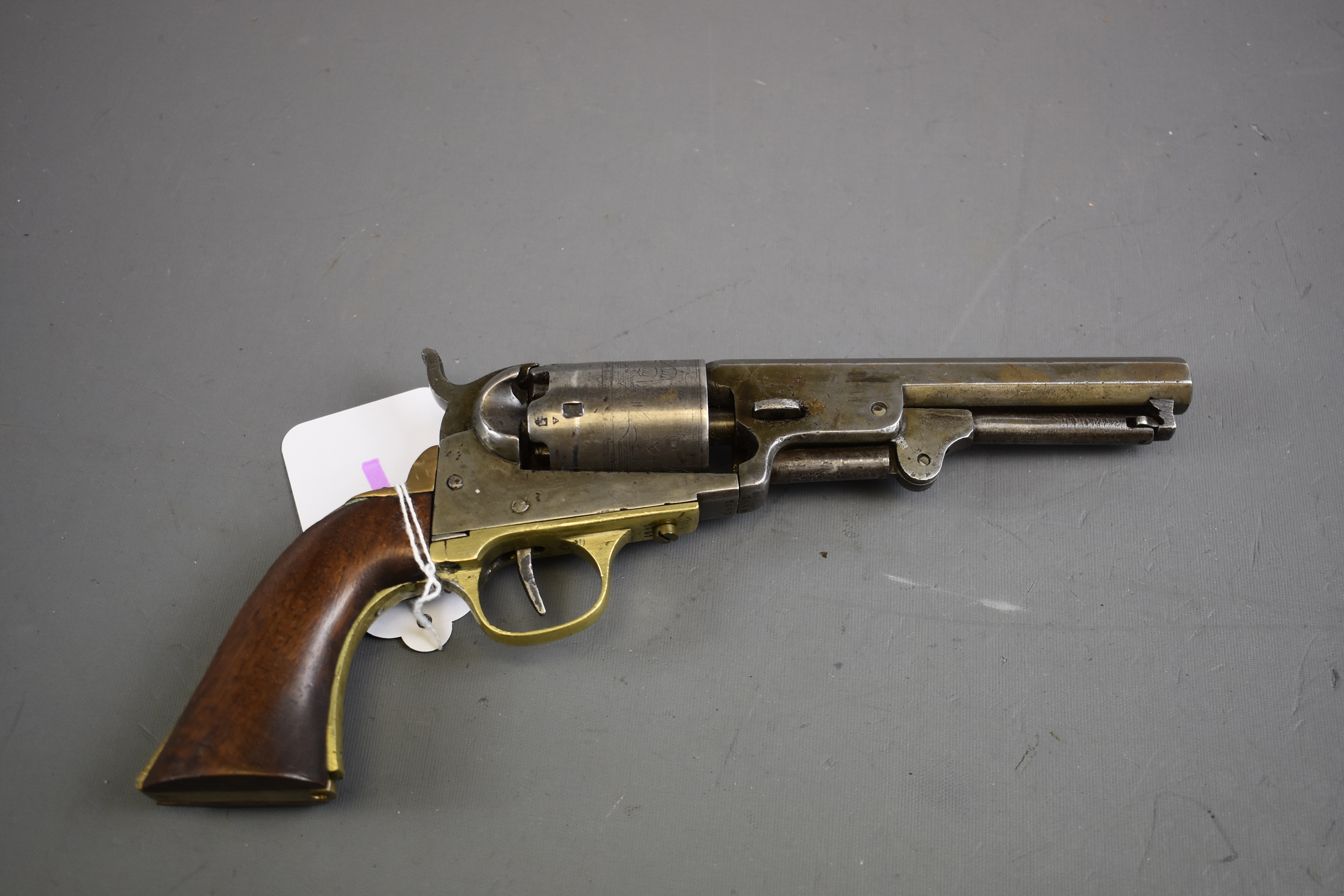 Lot 315 - A .36 CALIBRE FIVE-SHOT PERCUSSION POCKET