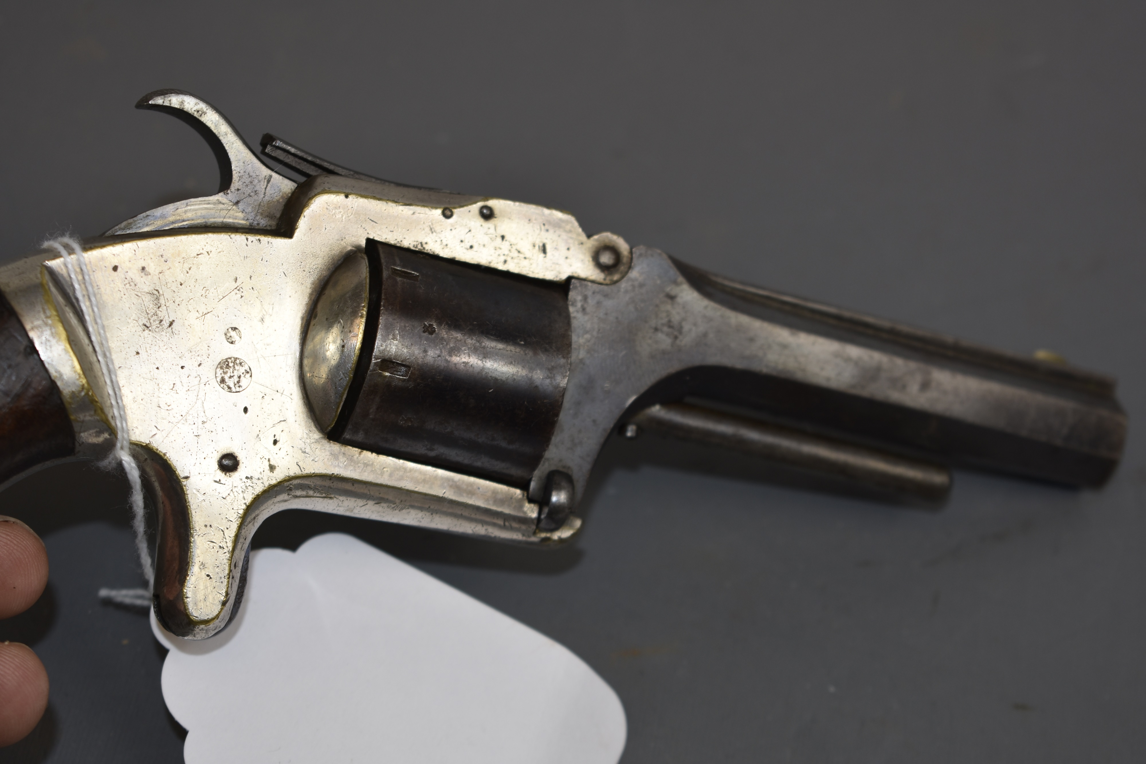 Lot 320 - A .32 RIMFIRE OBSOLETE CALIBRE SEVEN-SHOT