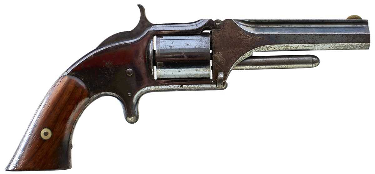 Lot 678 - A .32 RIMFIRE OBSOLETE CALIBRE FIVE-SHOT