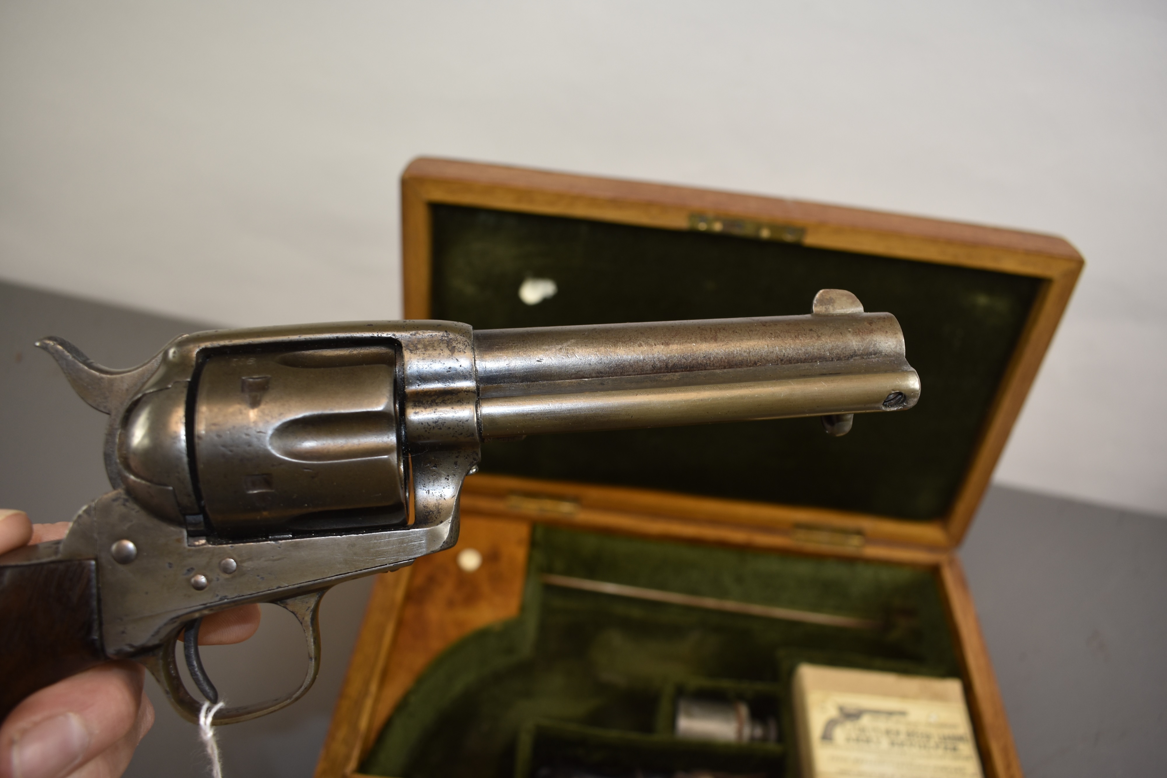 Lot 290 - A .44 RIMFIRE OBSOLETE CALIBRE SIX-SHOT COLT