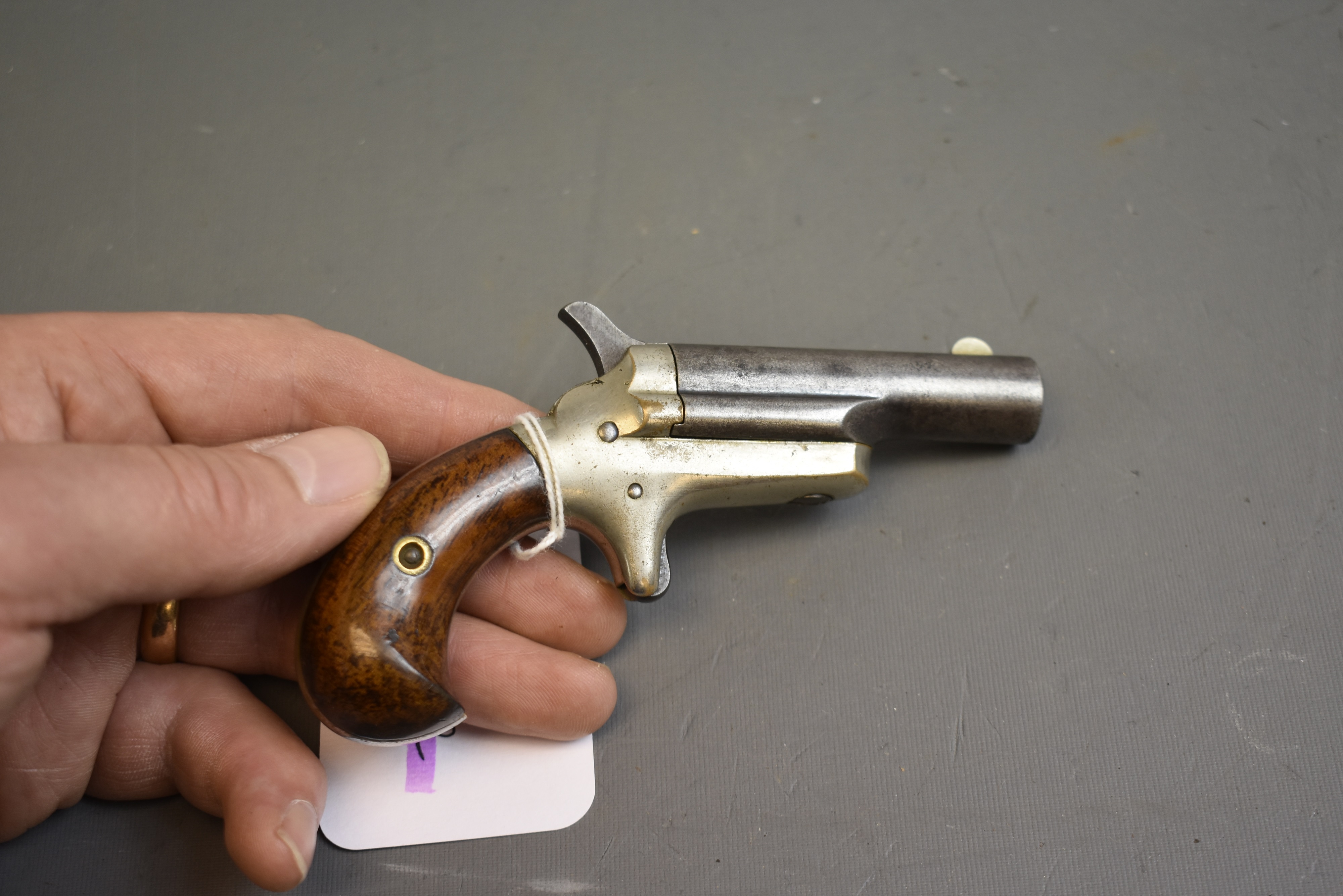 Lot 314 - A .41 RIMFIRE OBSOLETE CALIBRE THIRD MODEL