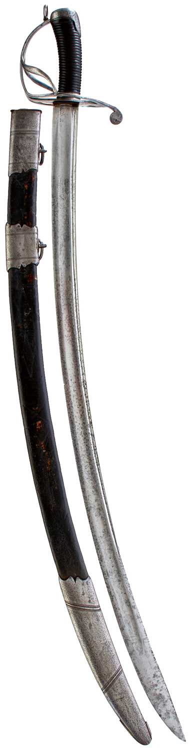 A LATE 18TH CENTURY GEORGIAN CAVALRY OFFICER'S SABRE