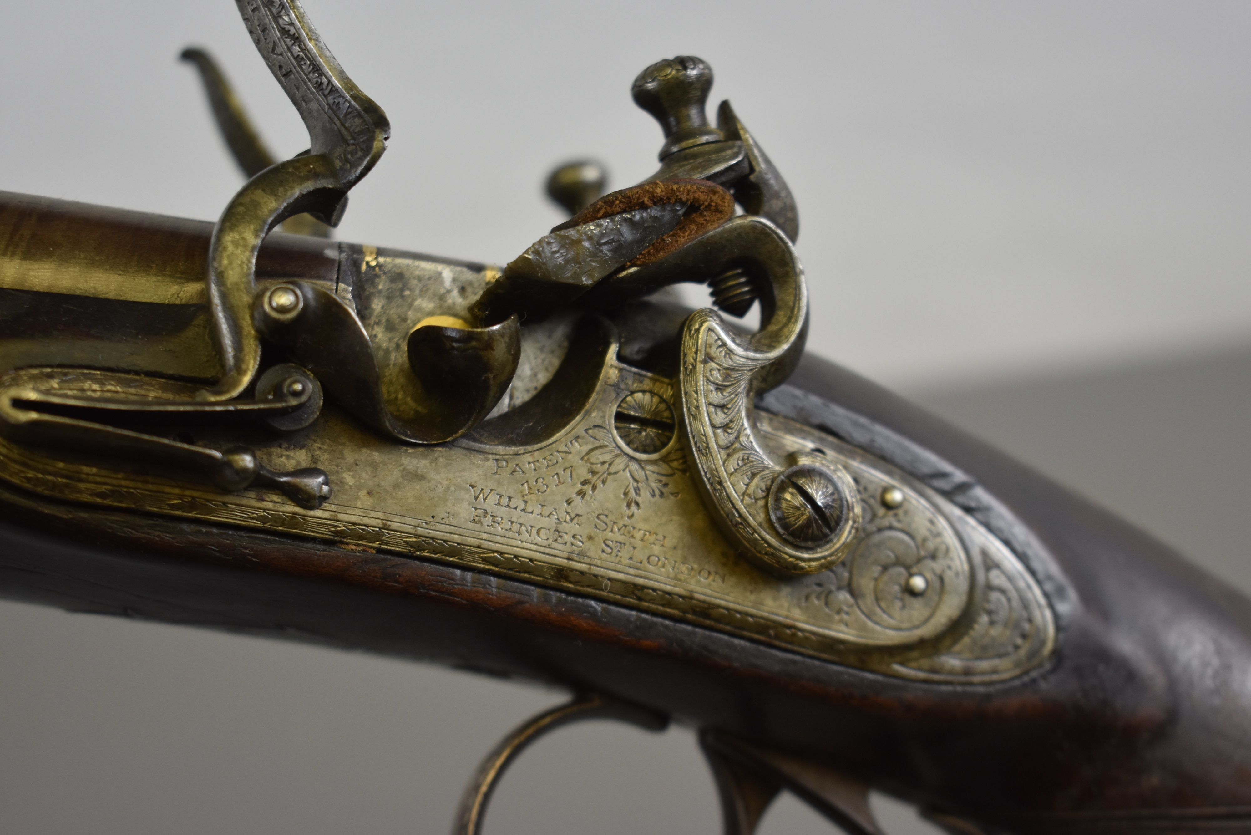 Lot 189 - AN 18-BORE DOUBLE BARRELLED FLINTLOCK