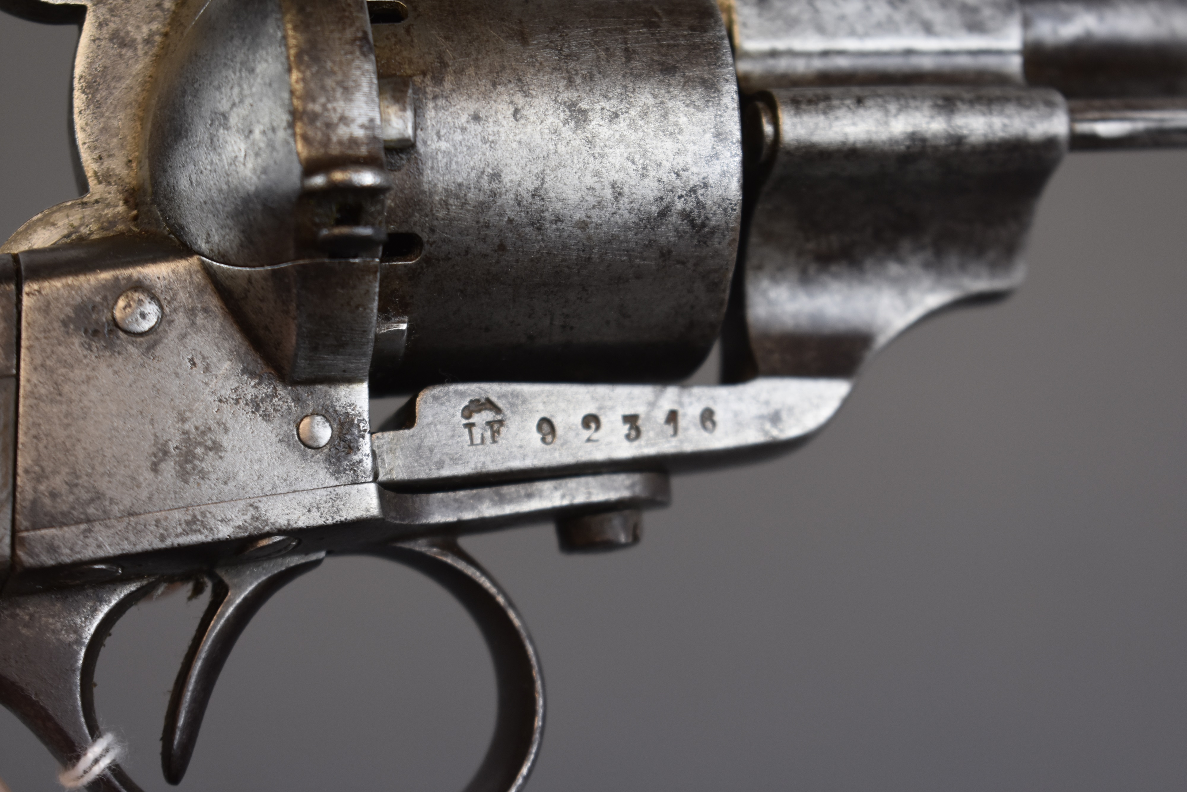 Lot 351 - AN 11MM SIX-SHOT PINFIRE FRENCH SERVICE