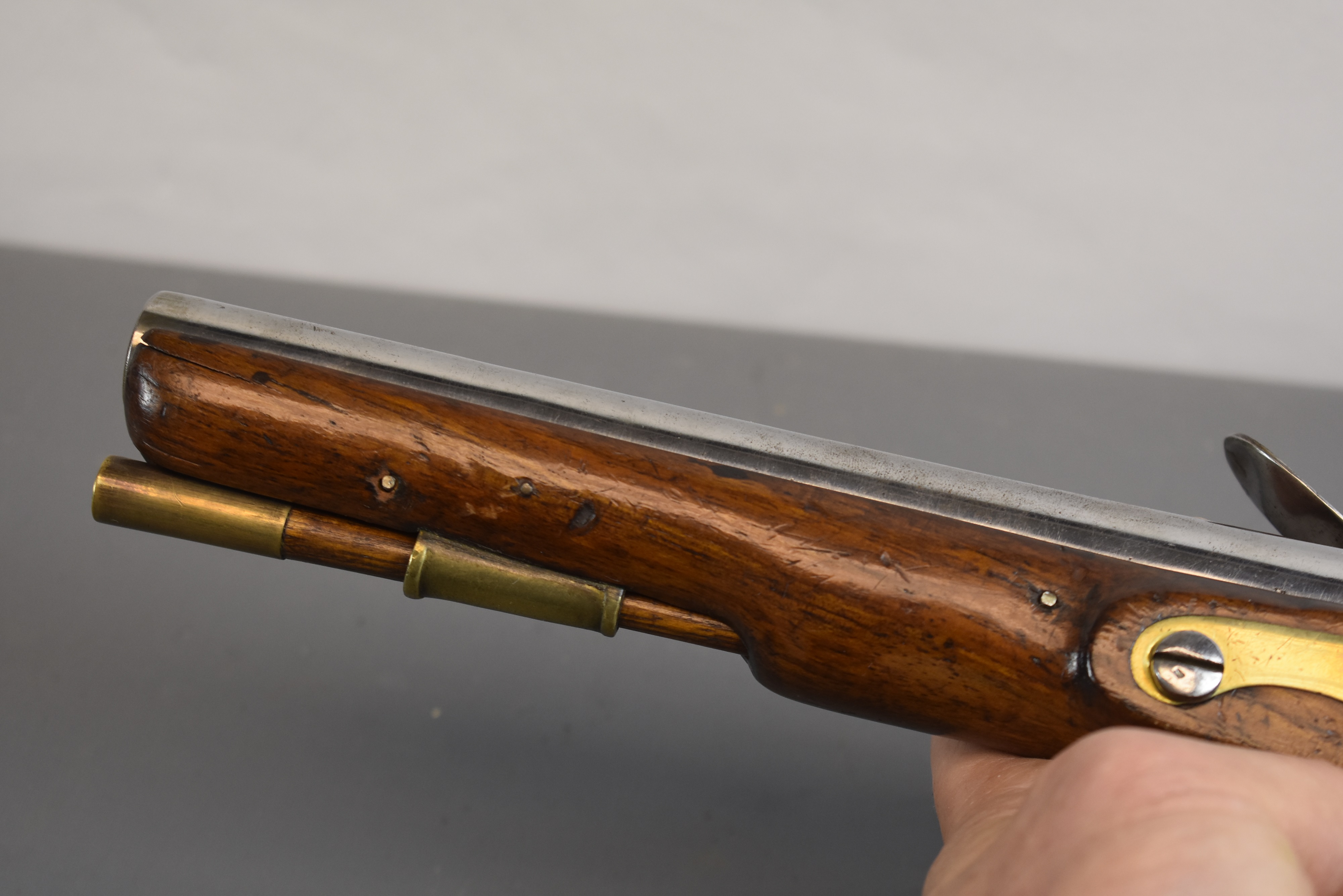 Lot 360 - A .650 CALIBRE FLINTLOCK LIGHT DRAGOON