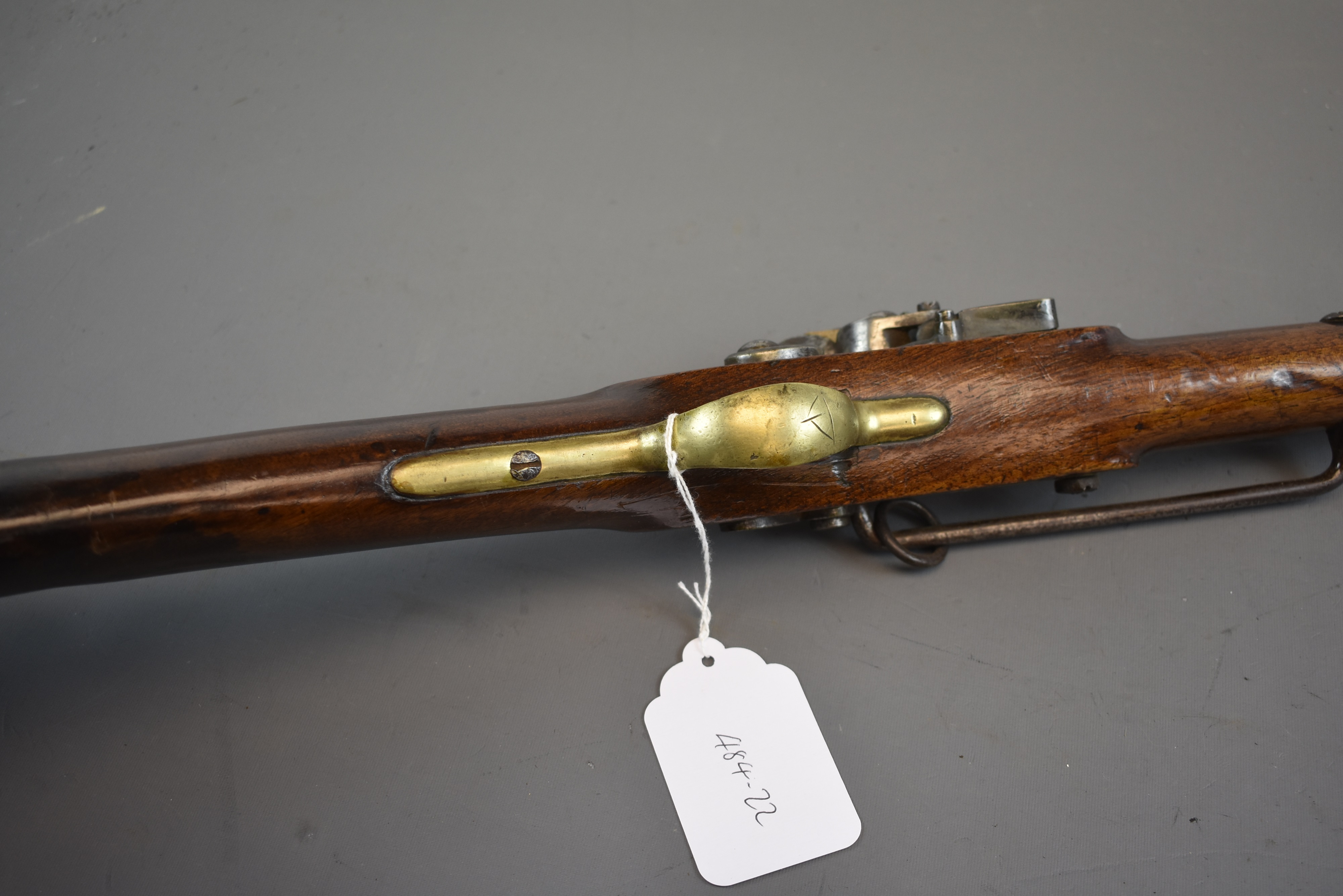 Lot 377 - A .650 CALIBRE FLINTLOCK VOLUNTEER CAVALRY