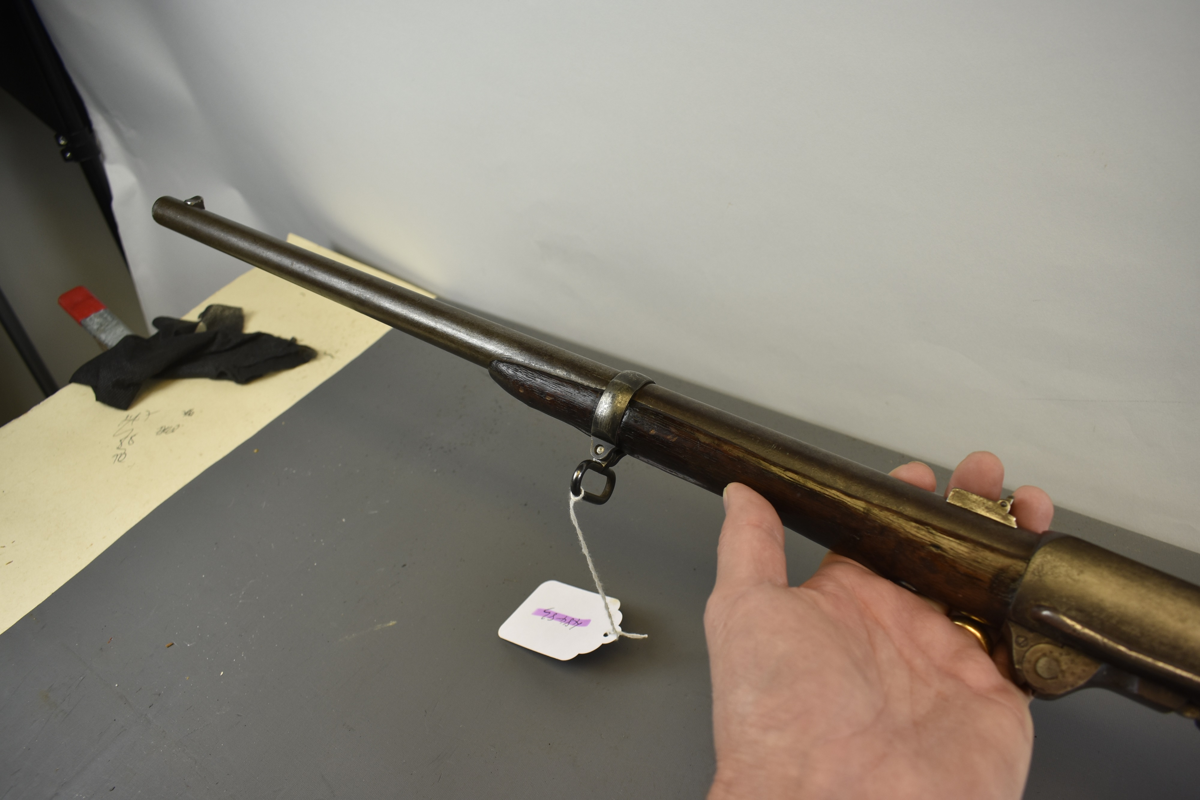 Lot 385 - A .54 BURNSIDE CAPPING BREECH LOADING