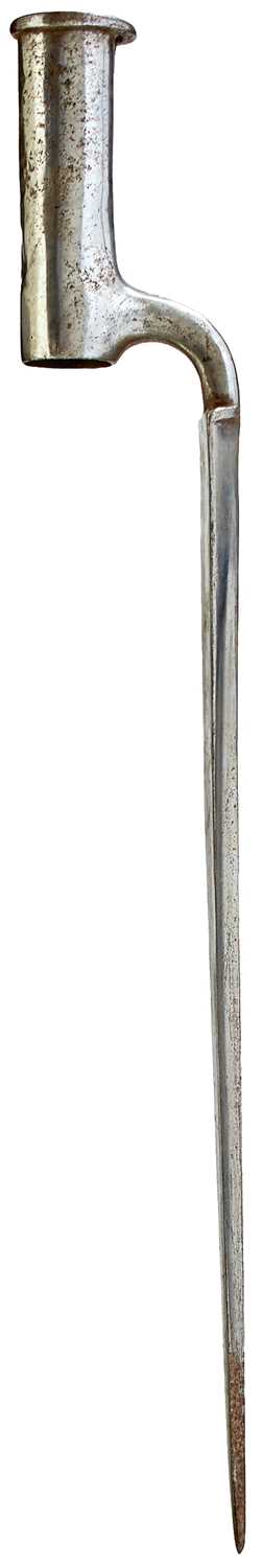 Lot 787 - A DUTCH OR BELGIAN SOCKET BAYONET,