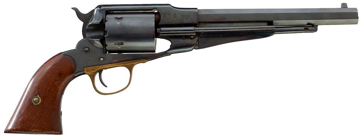 Lot 144 - A .44 RIMFIRE FIVE-SHOT REMINGTON NEW MODEL