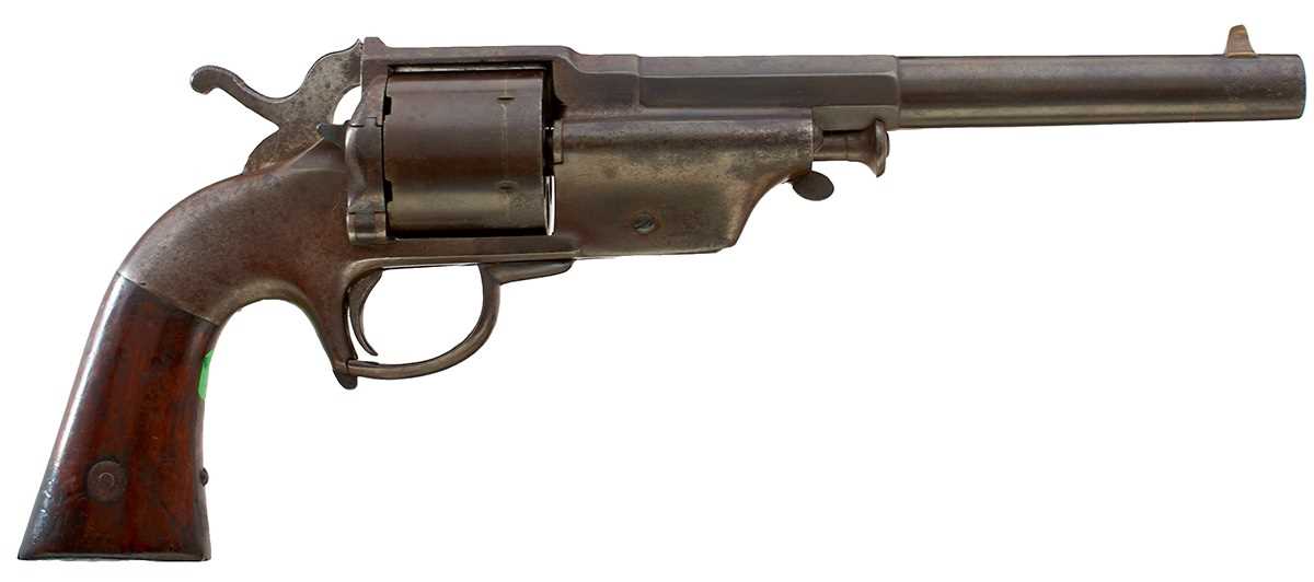 Lot 148 - A .44 CALIBRE LIPFIRE SIX-SHOT ALLEN