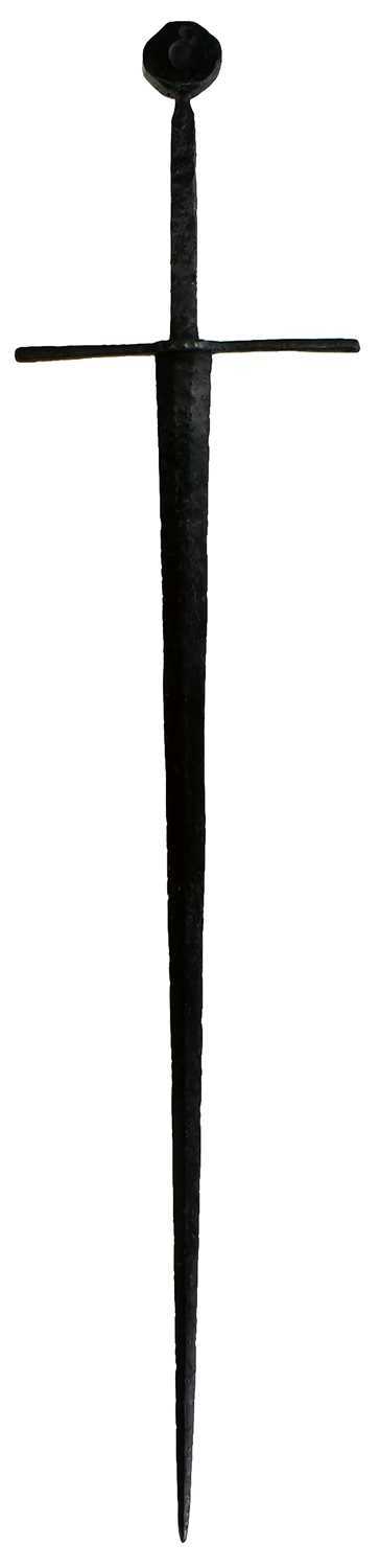 Lot 626 - A KNIGHTLY TWO-HANDED SWORD,