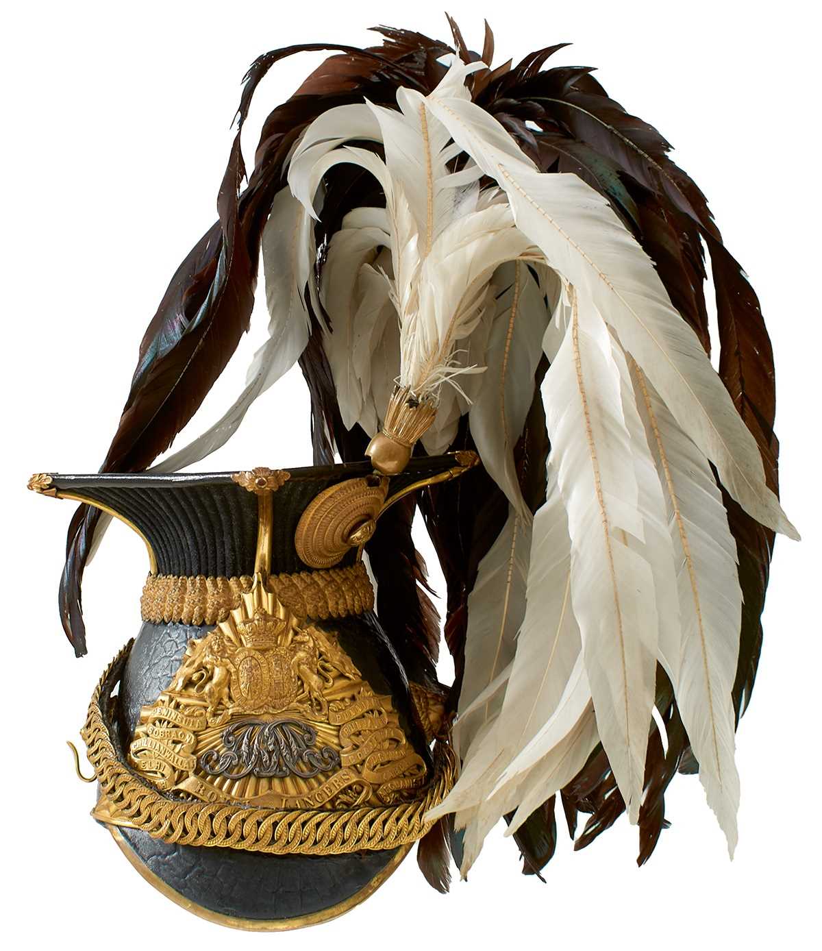 A 9TH ROYAL LANCER'S OFFICER'S LANCE CAP,