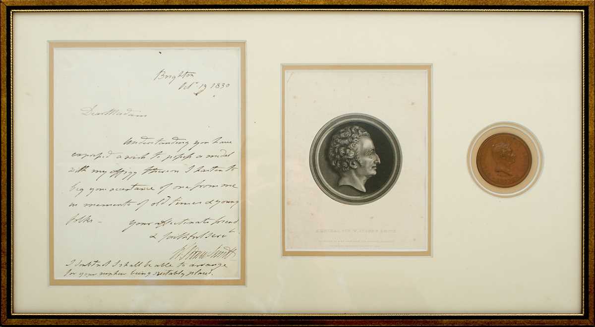 Lot 199 - ADMIRAL SIR WILLIAM SIDNEY SMITH SIGNED