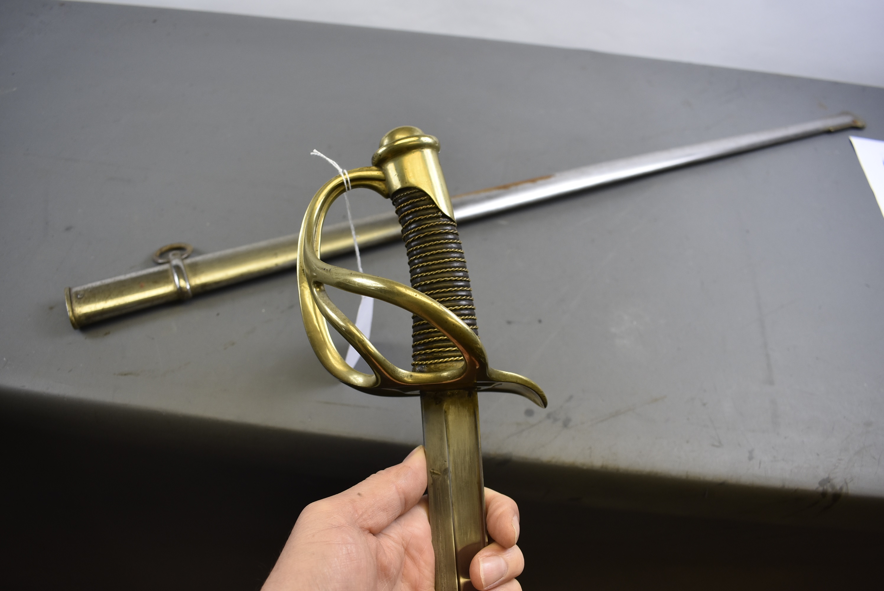 Lot 625 - A FRENCH MODEL 1882 CAVALRY TROOPER'S SWORD,