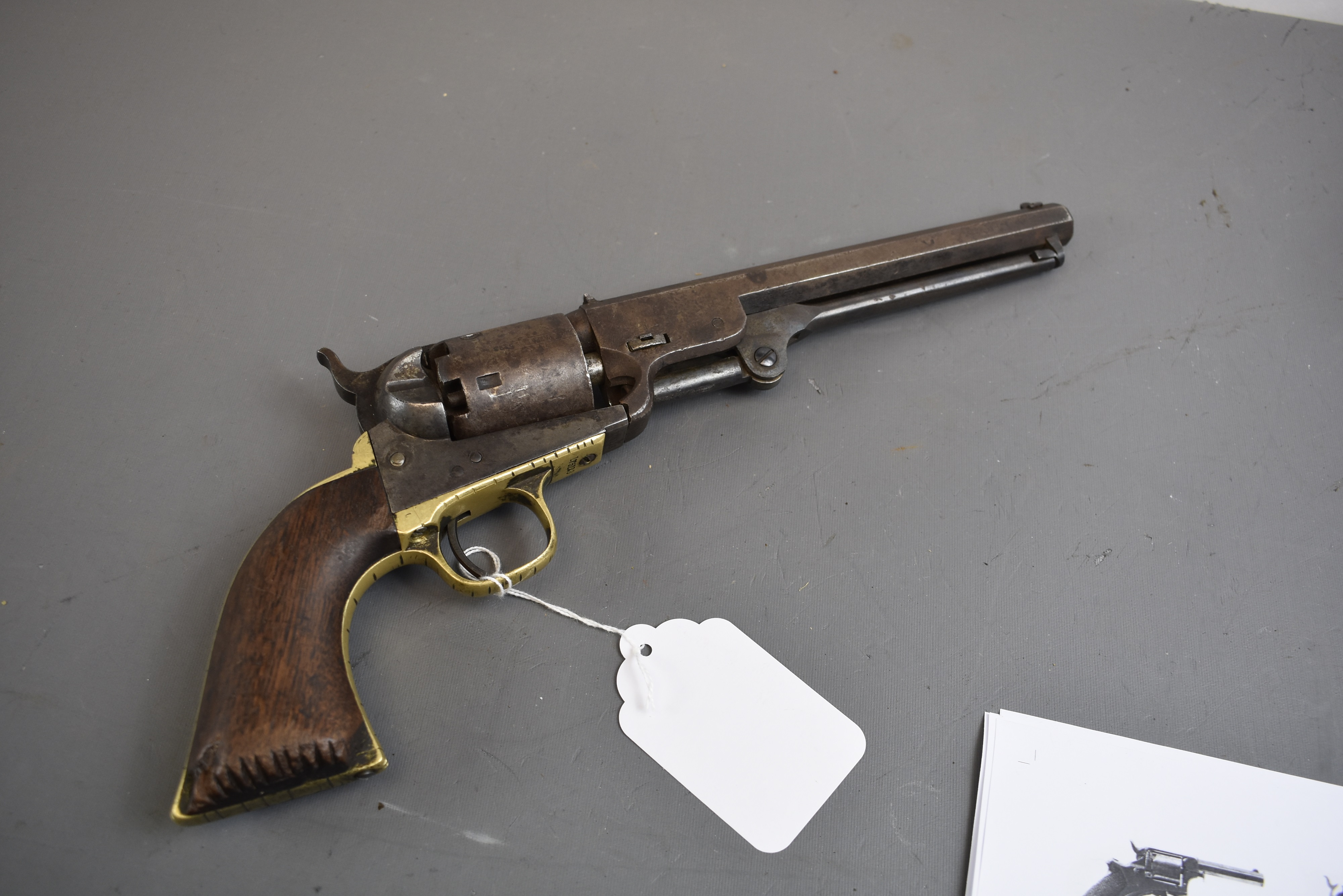 Lot 526 - A .36 CALIBRE SIX-SHOT PERCUSSION COLT NAVY