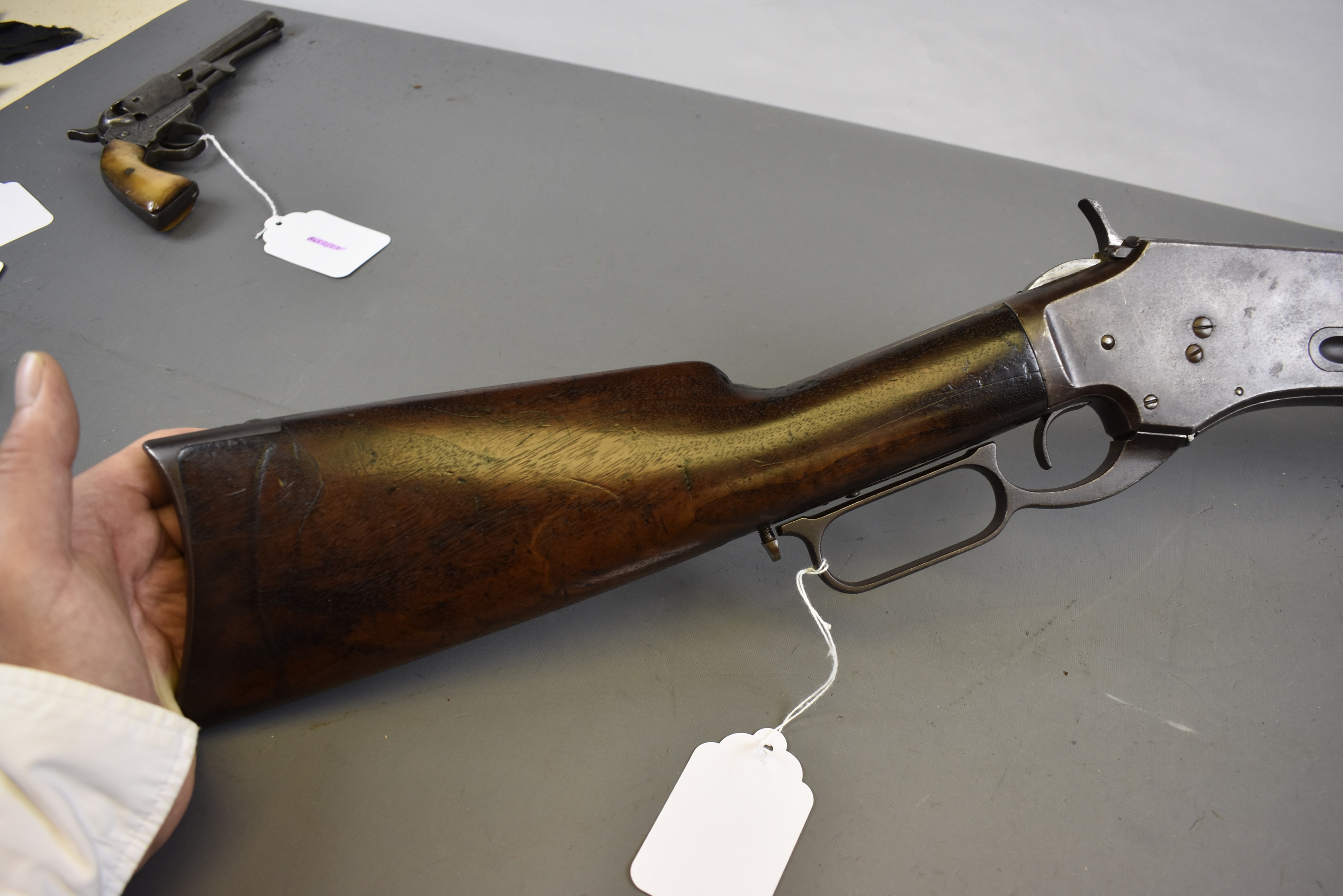 Lot 308 - A RARE .40 OBSOLETE CALIBRE WHITNEY LEVER