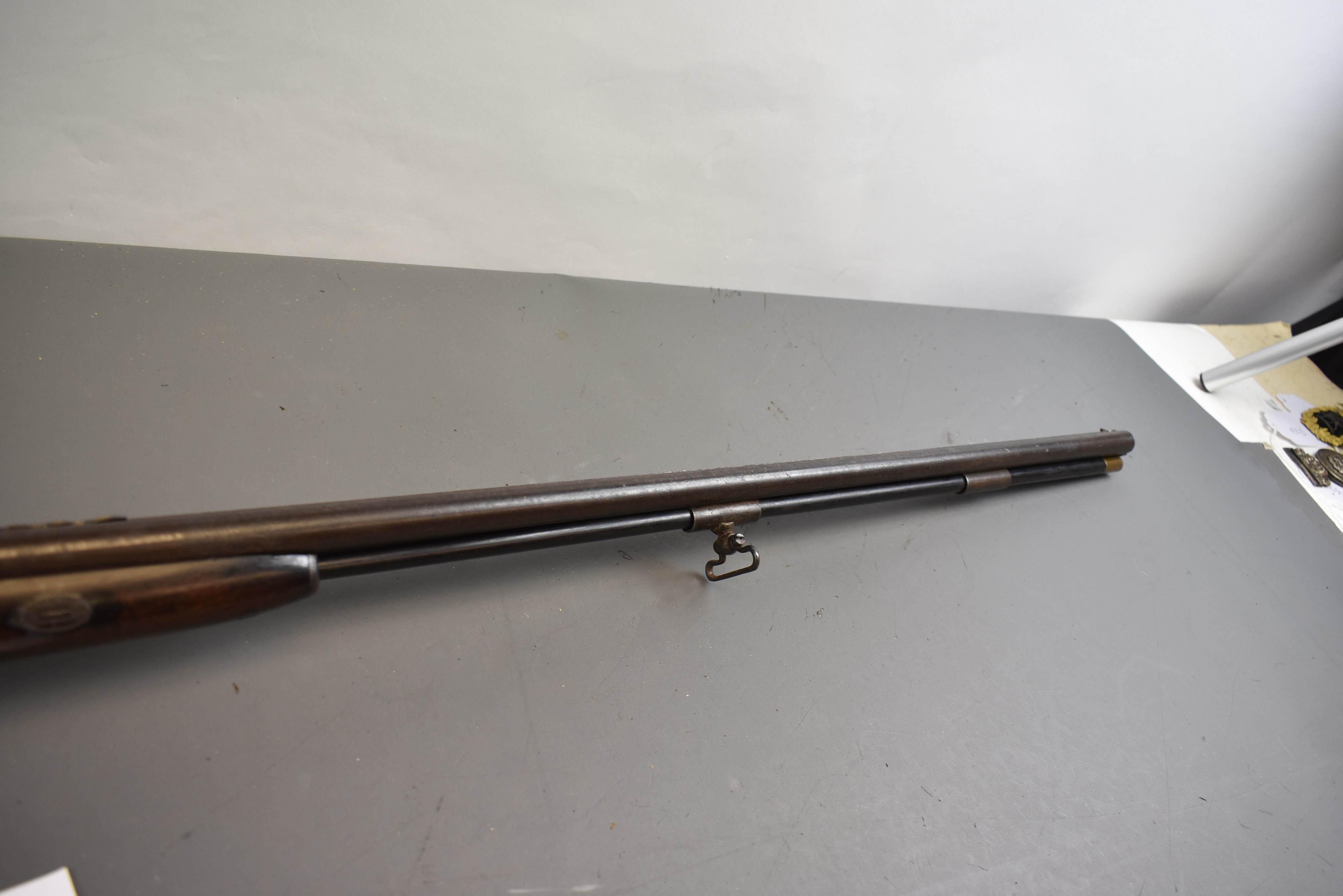 Lot 192 - A SCARCE .500 DOUBLE BARRELLED PERCUSSION