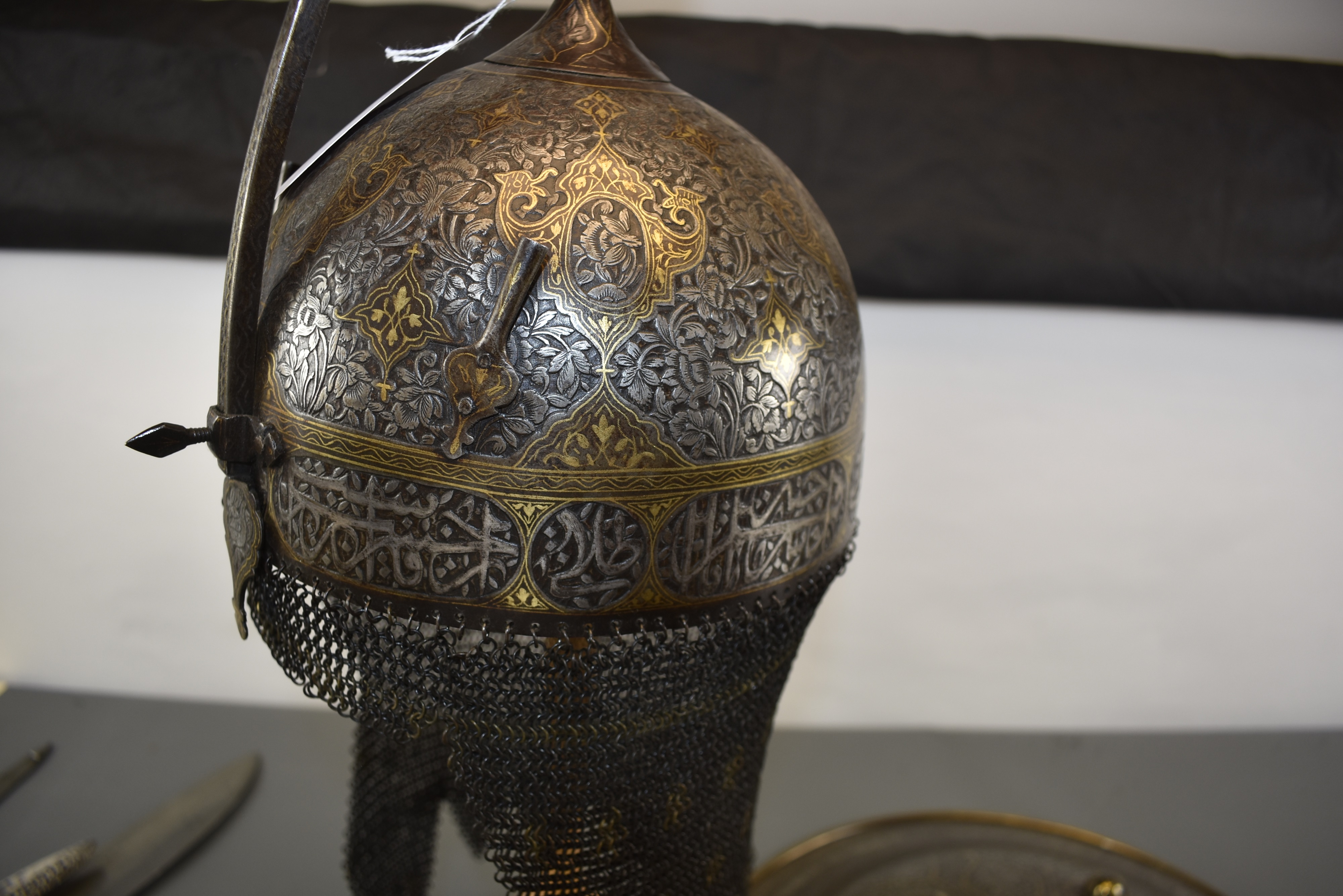 Lot 52 - A 19TH CENTURY INDO-PERSIAN KULAH KHUD