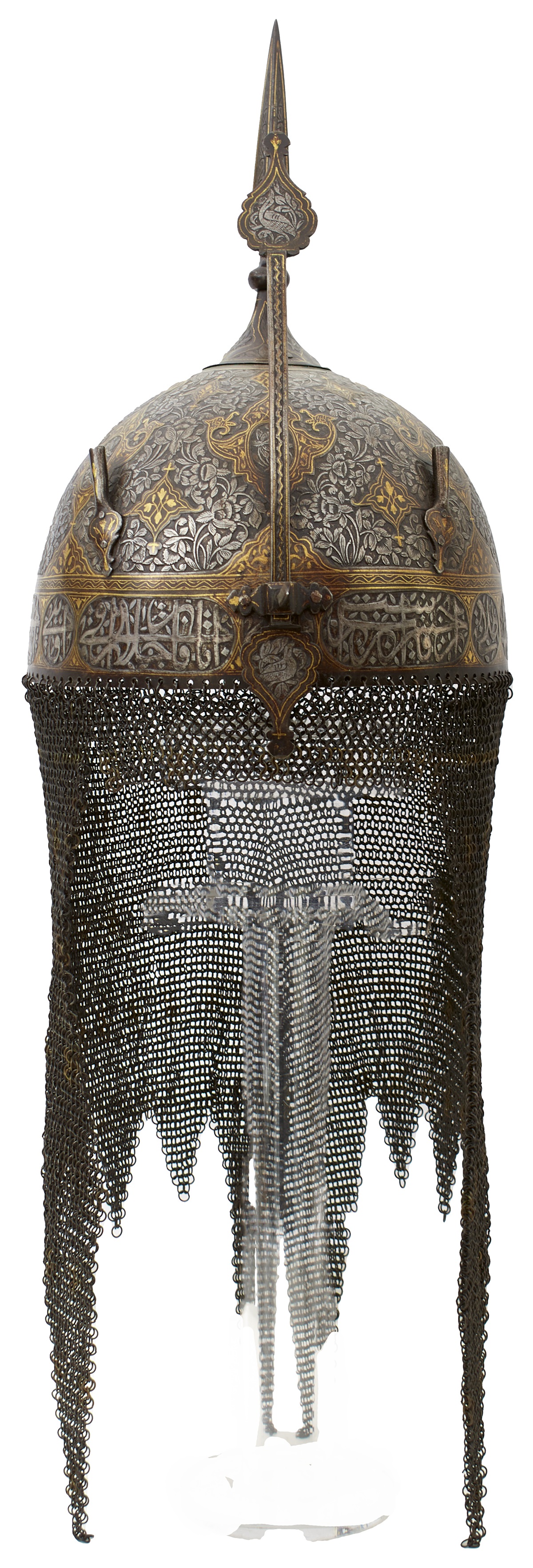 Lot 52 - A 19TH CENTURY INDO-PERSIAN KULAH KHUD