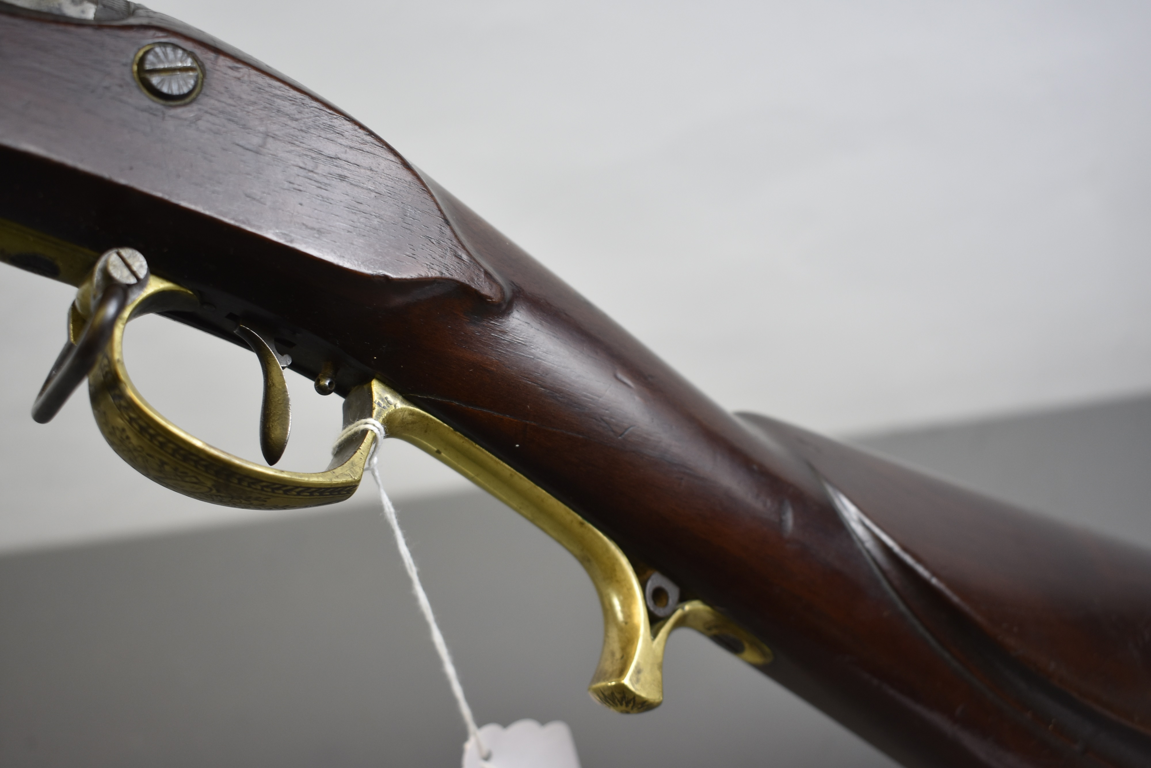 Lot 207 - A RARE CASED .650 CALIBRE BAKER SPORTING
