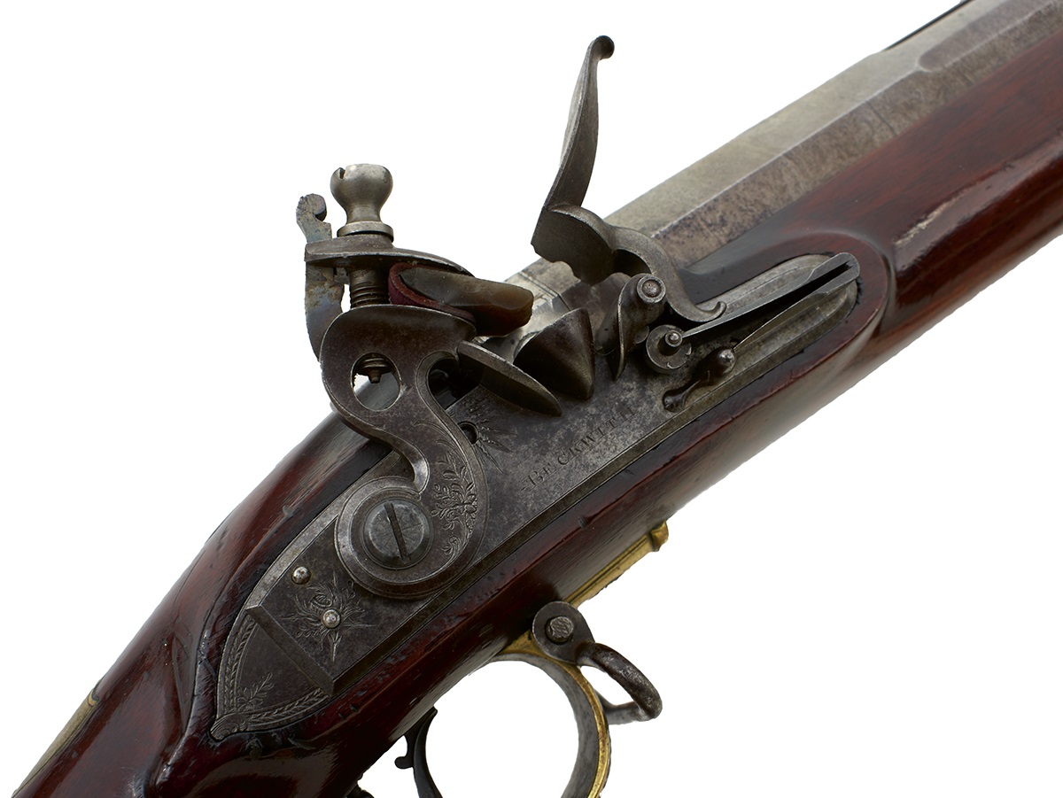 Lot 207 - A RARE CASED .650 CALIBRE BAKER SPORTING